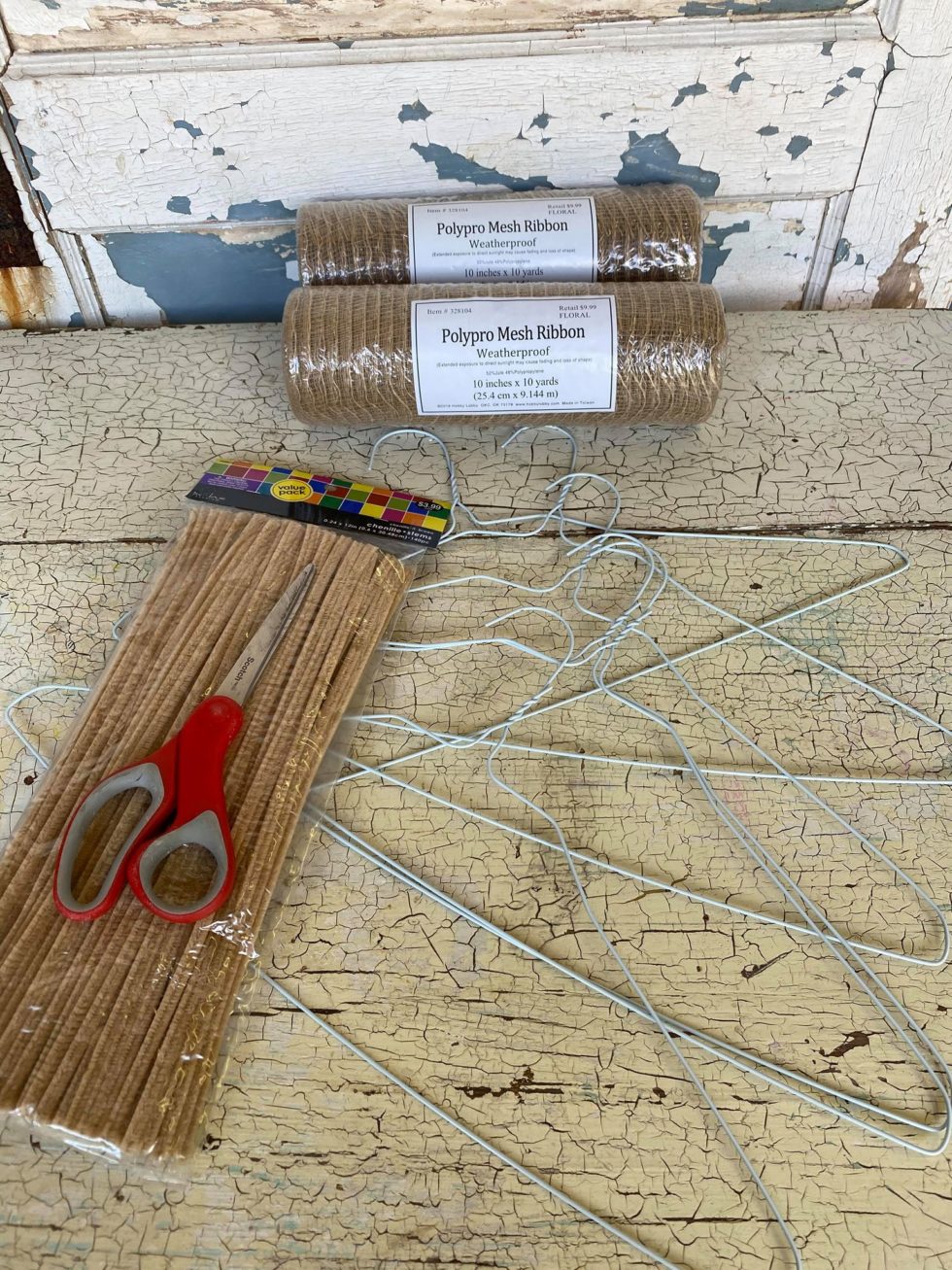 DIY Metal Hanger Tree - The Shabby Tree