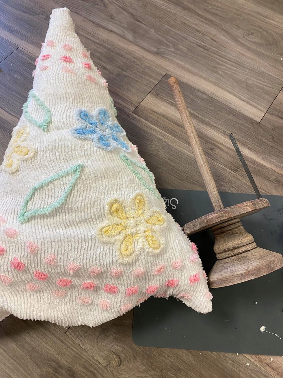 DIY Fabric Stuffed Tree - The Shabby Tree