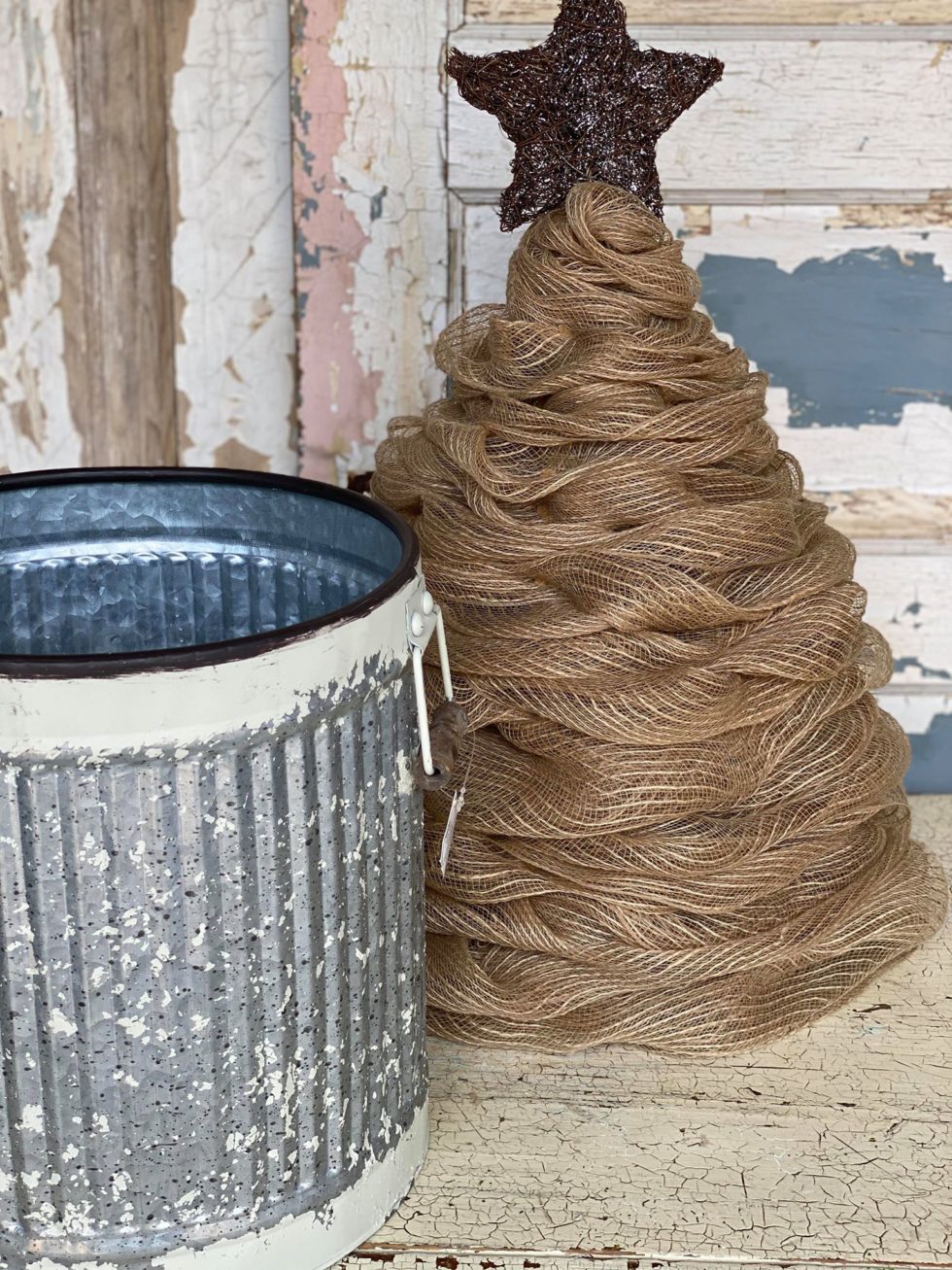 DIY Metal Hanger Tree - The Shabby Tree