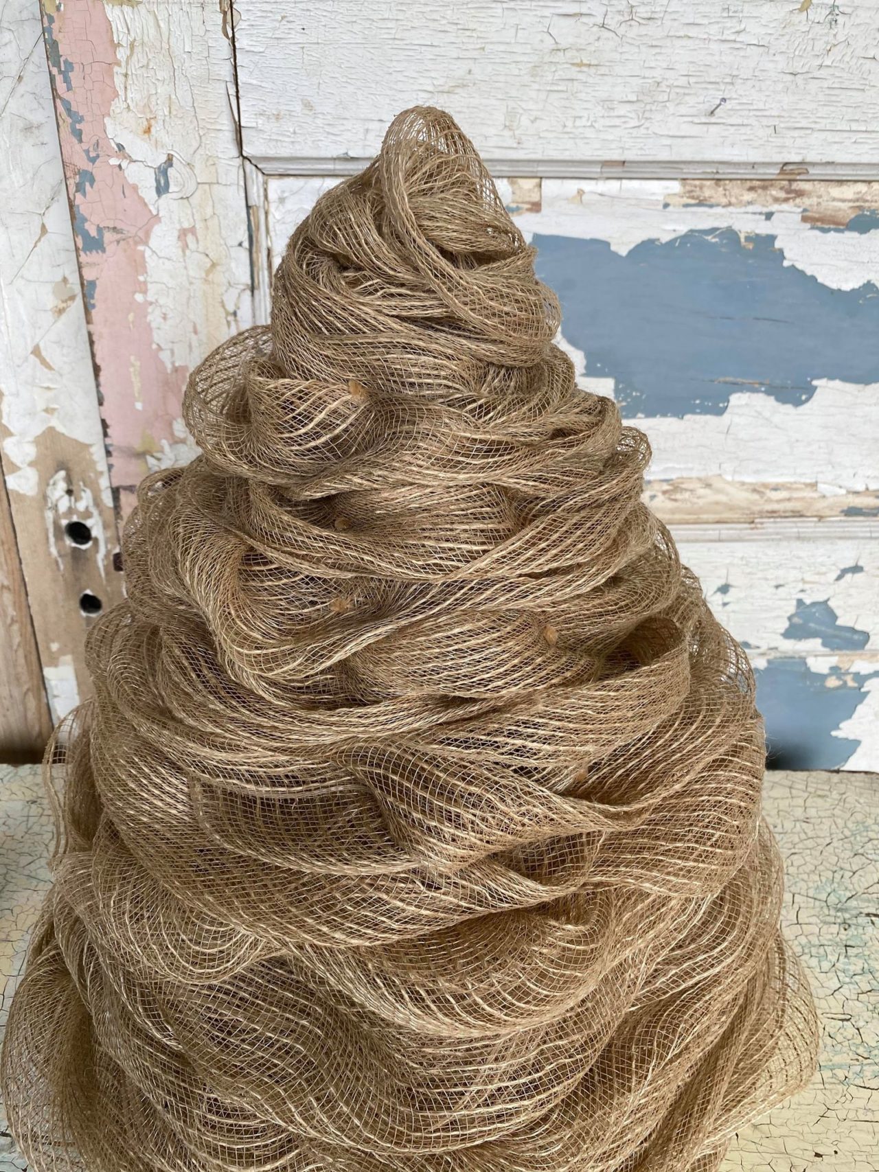 DIY Metal Hanger Tree - The Shabby Tree