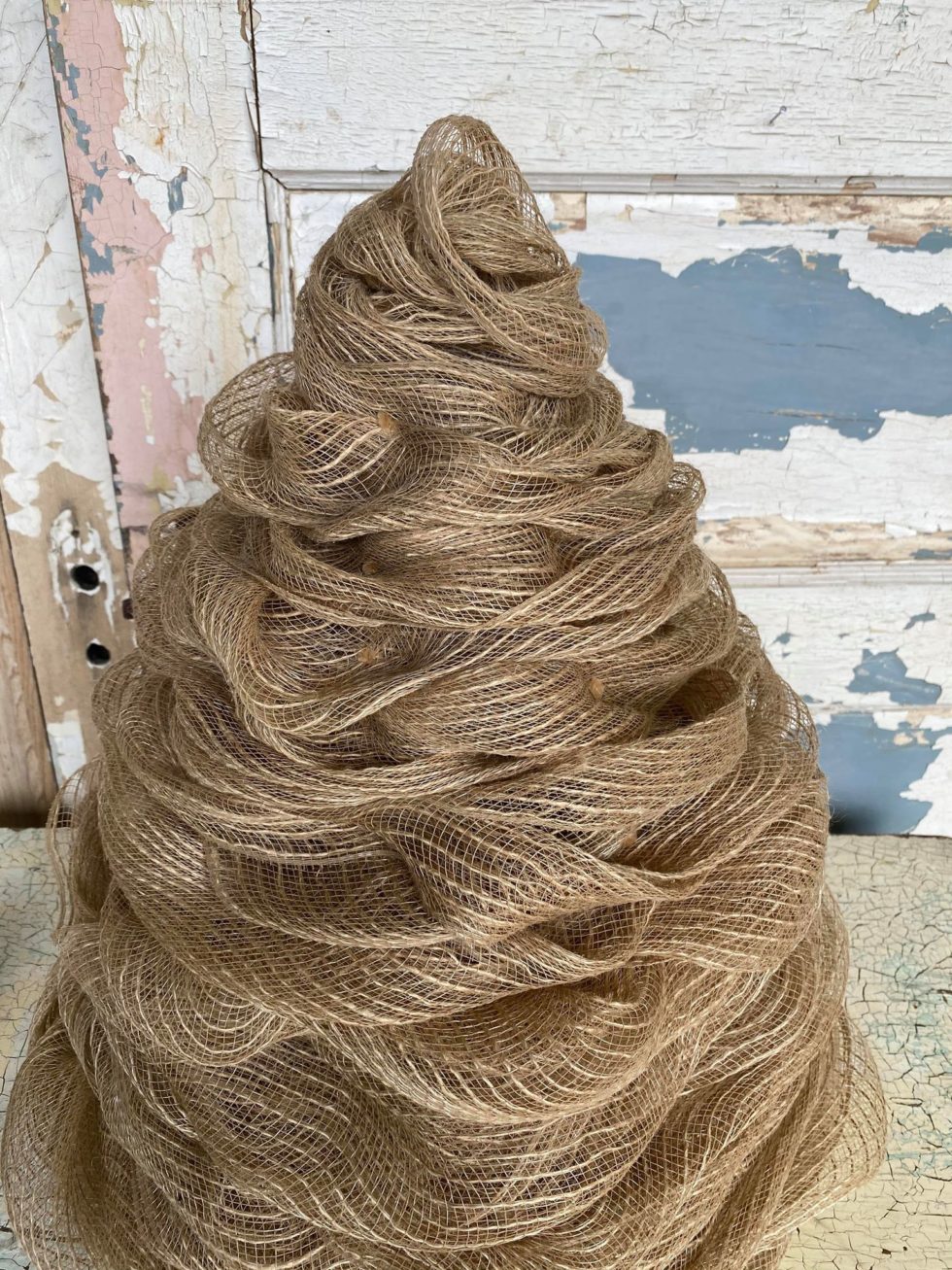 DIY Metal Hanger Tree - The Shabby Tree