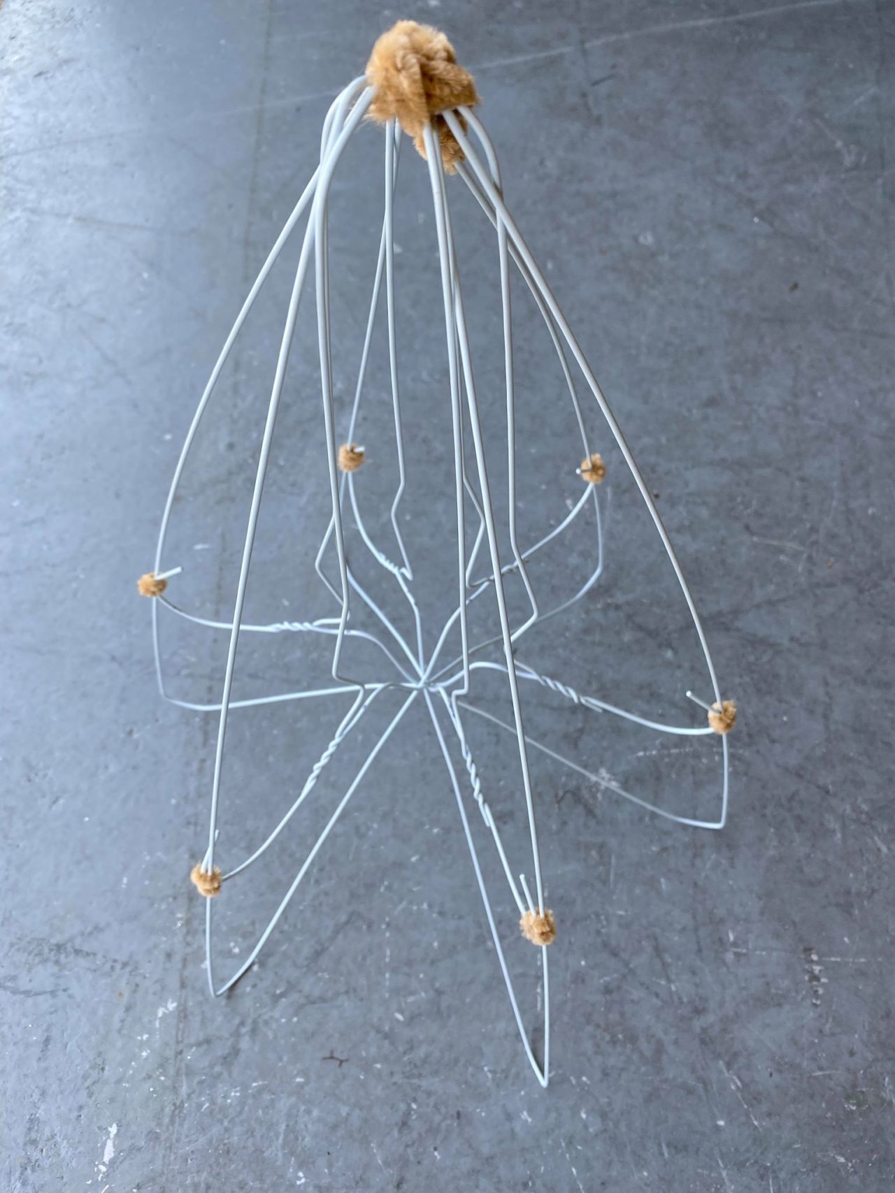 DIY Metal Hanger Tree - The Shabby Tree