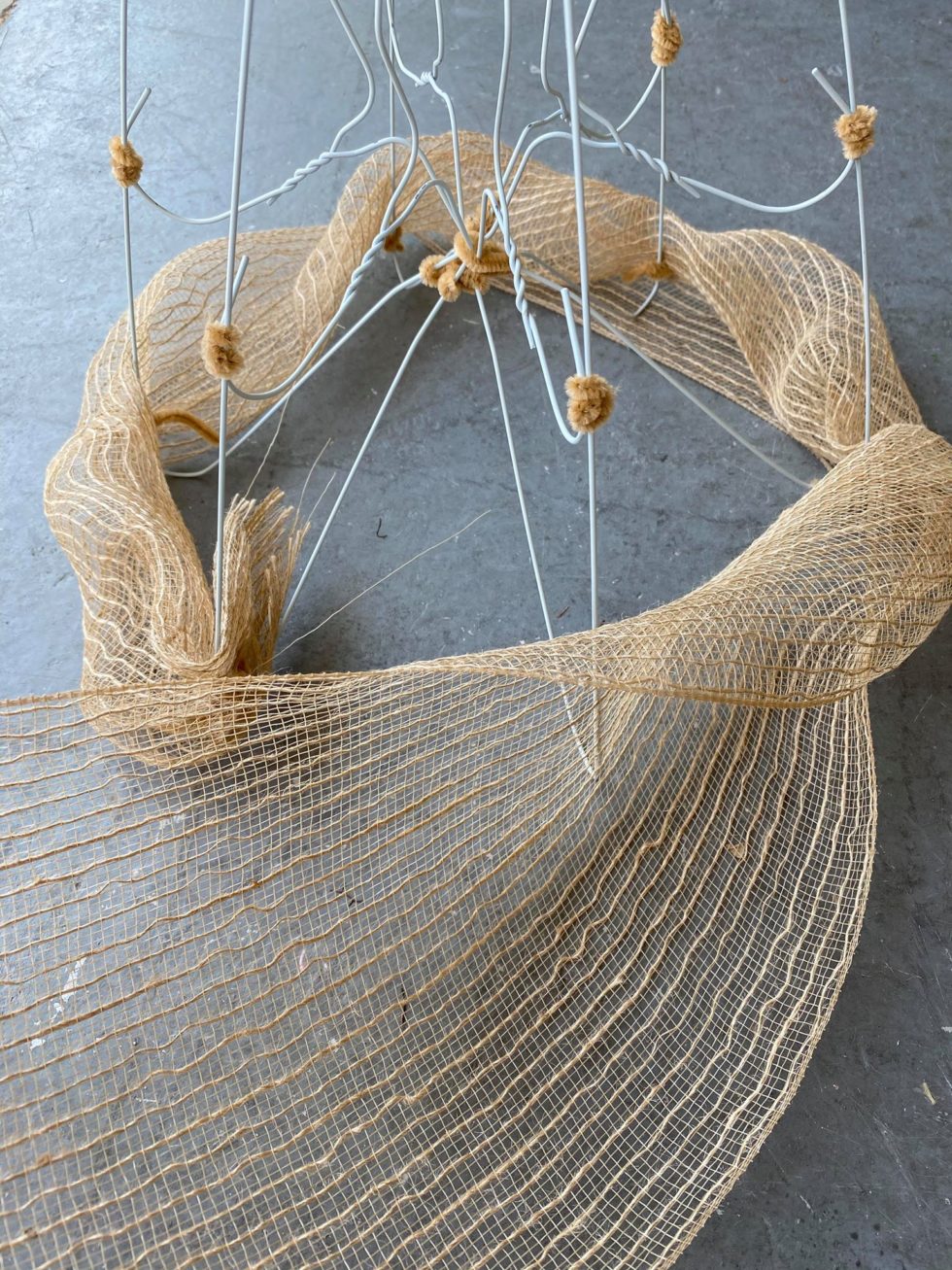 DIY Metal Hanger Tree - The Shabby Tree