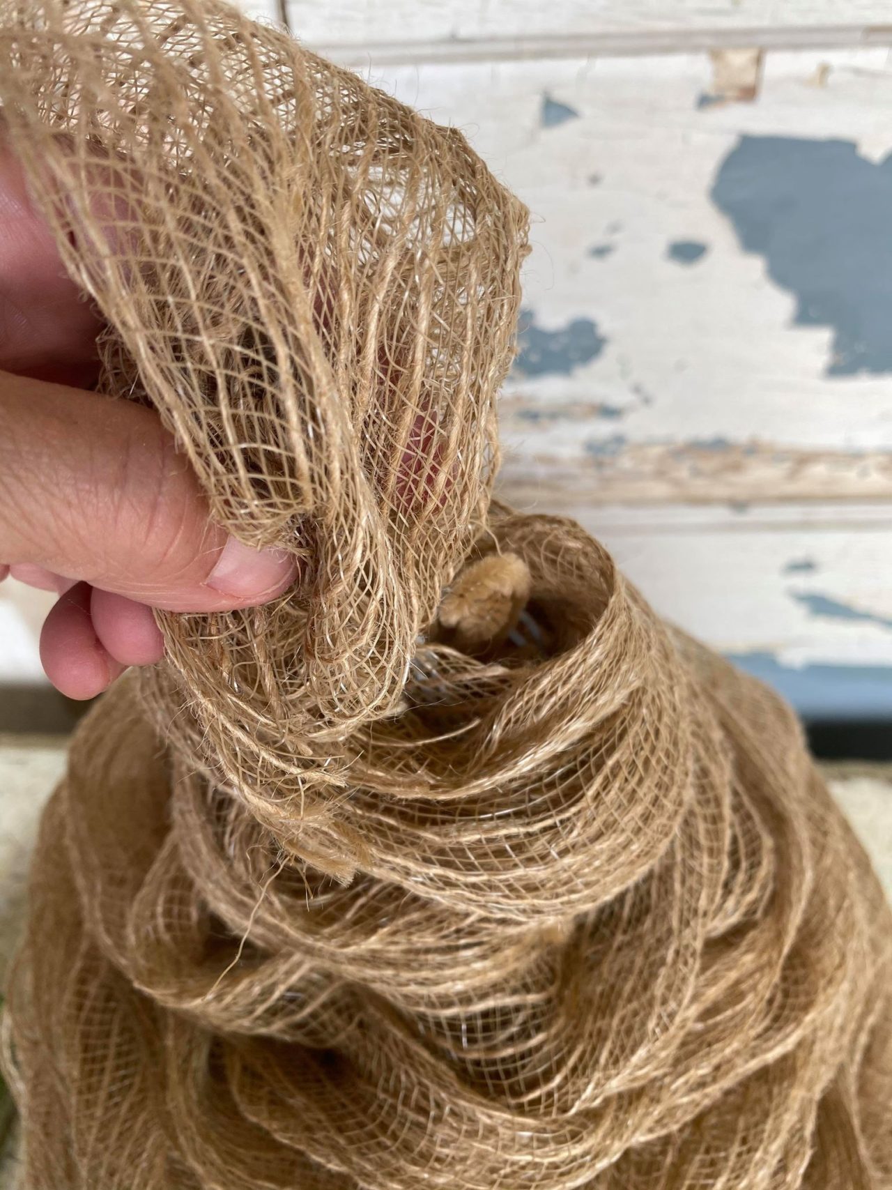 DIY Metal Hanger Tree - The Shabby Tree