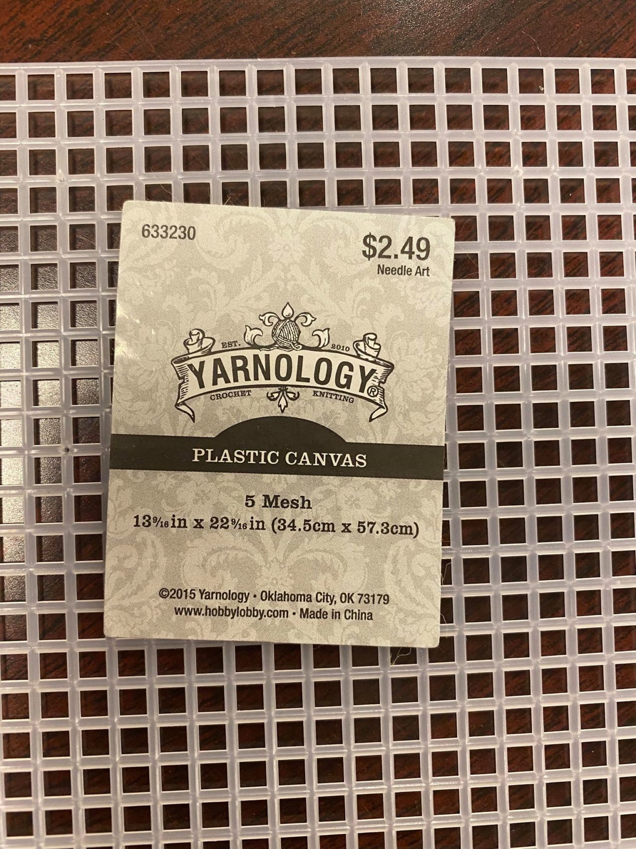 DIY Plastic Canvas Tree - The Shabby Tree