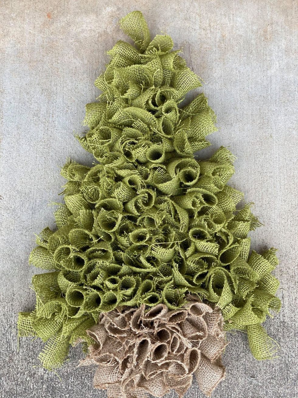 DIY Plastic Canvas Tree - The Shabby Tree