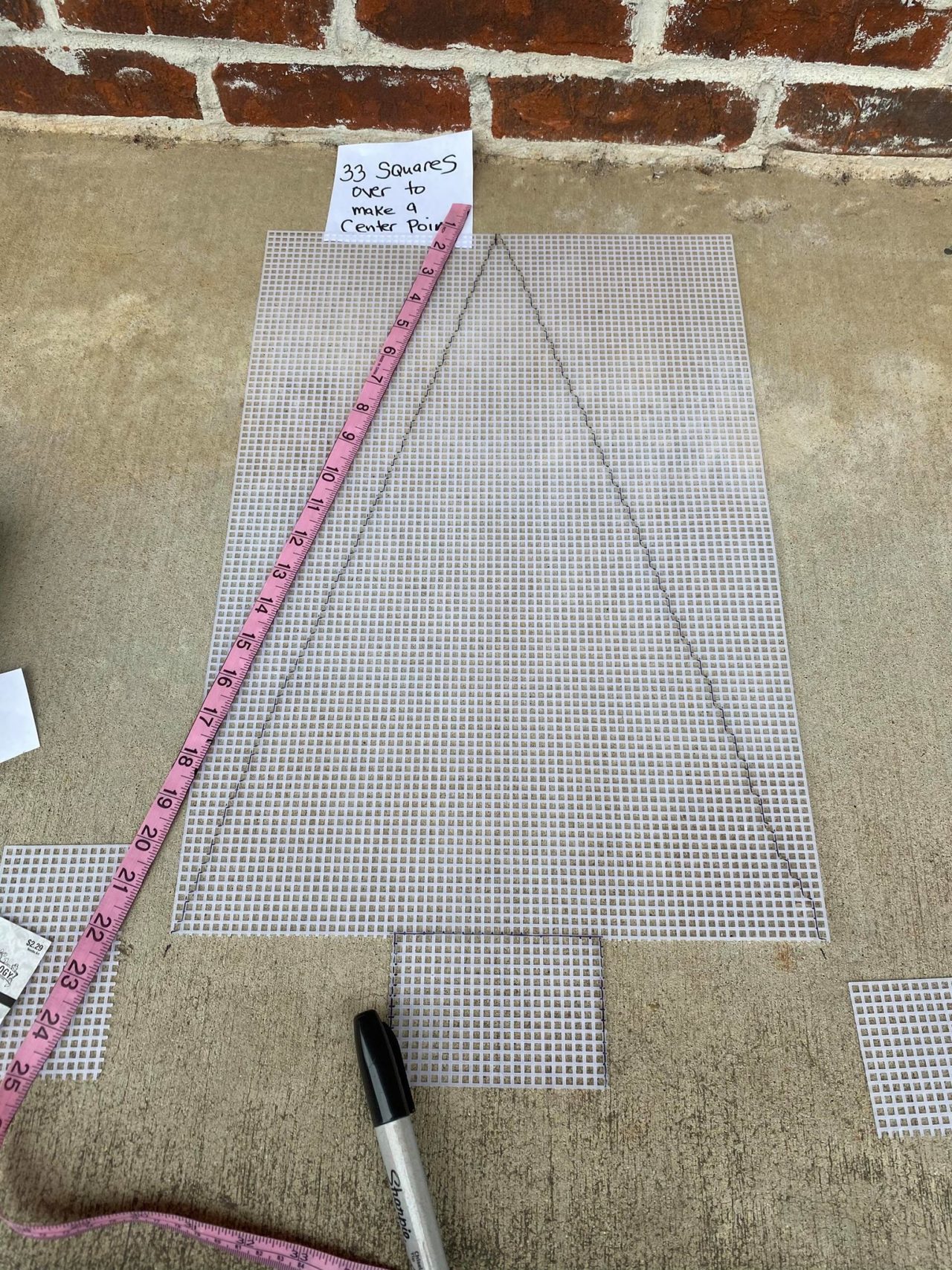 DIY Plastic Canvas Tree - The Shabby Tree