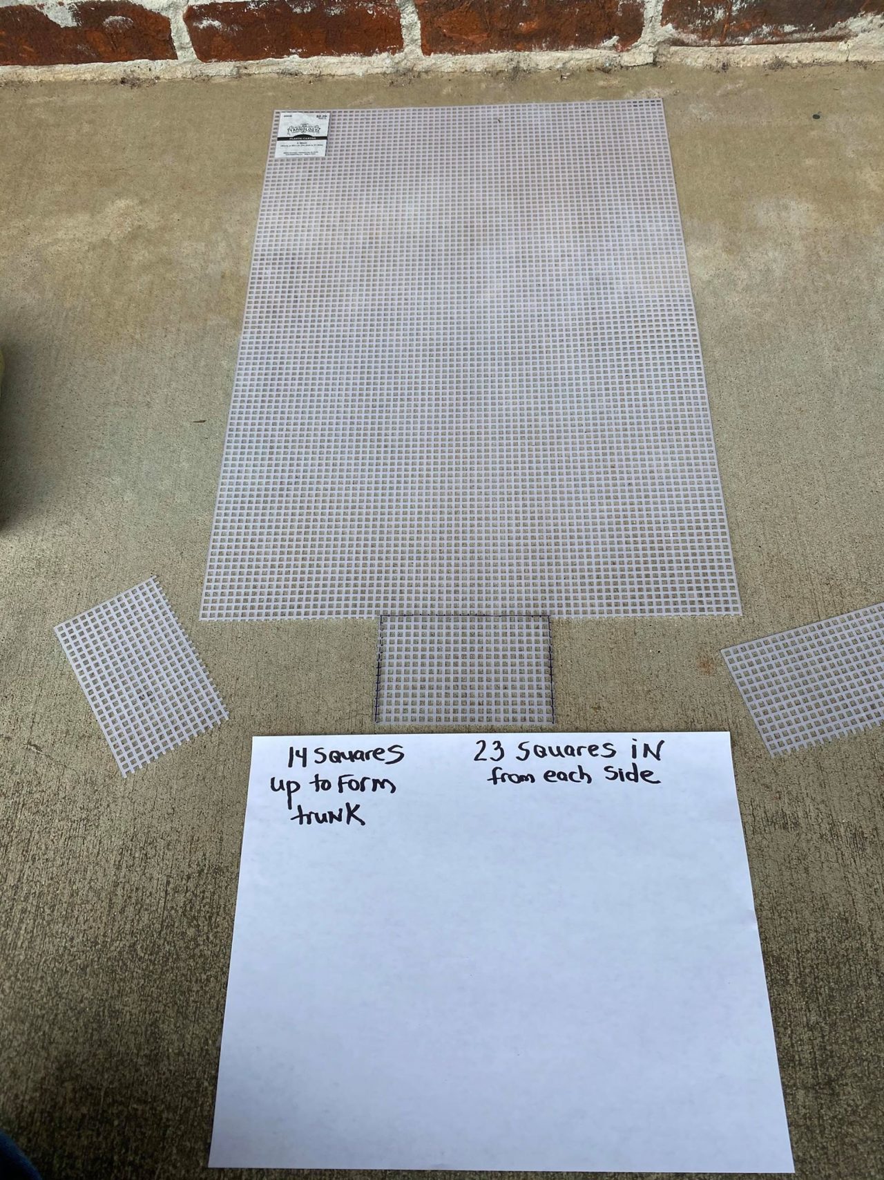 DIY Plastic Canvas Tree - The Shabby Tree