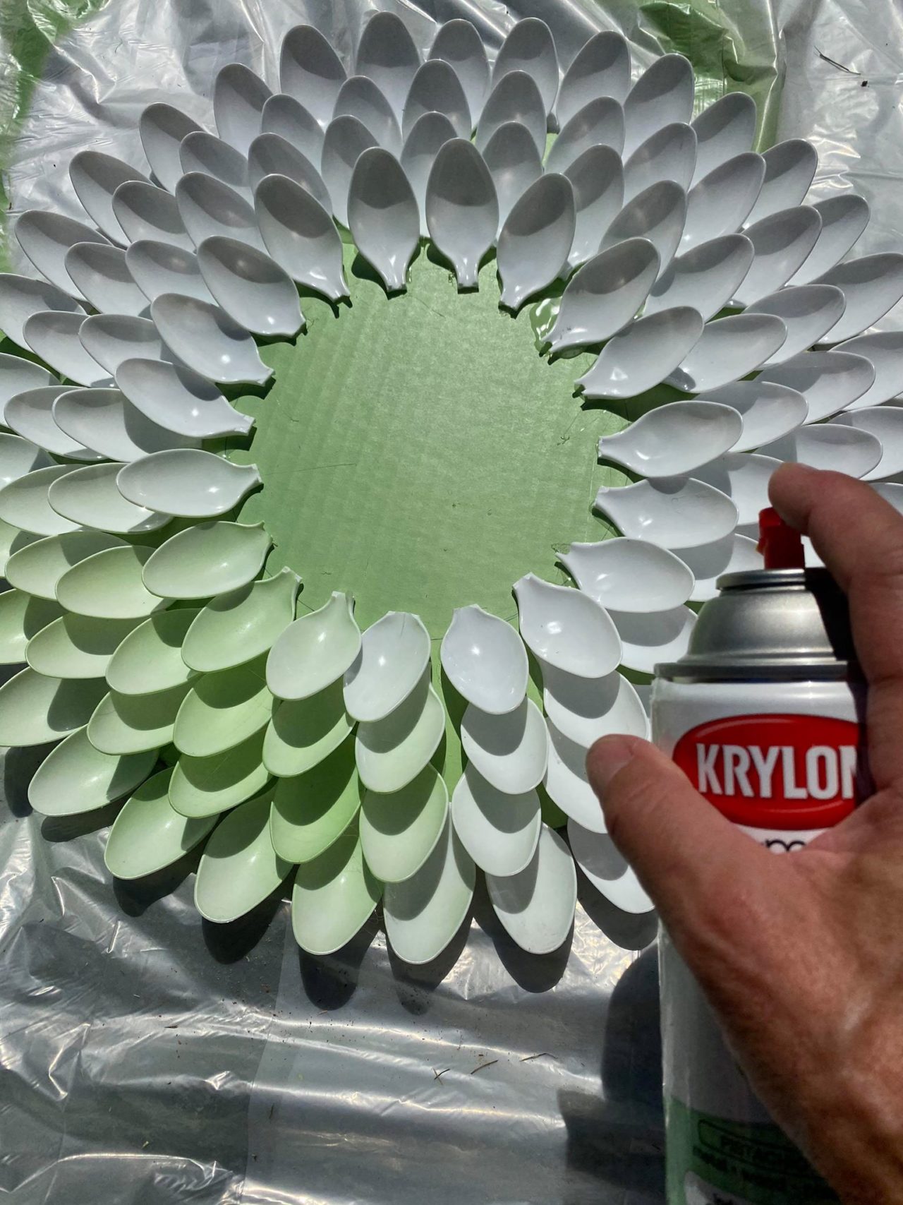 DIY Spoon Wreath - The Shabby Tree