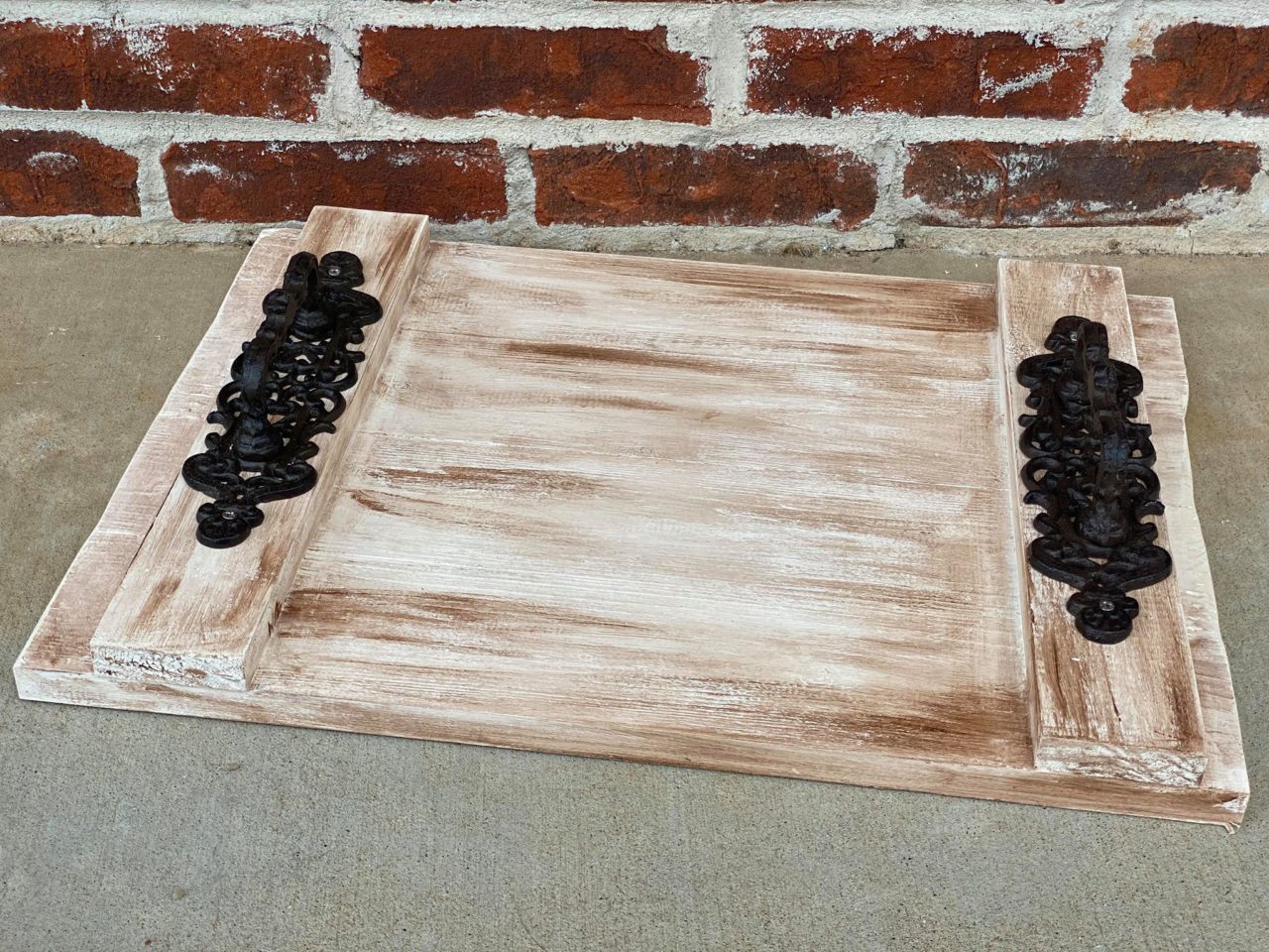 DIY Wooden Tray - The Shabby Tree