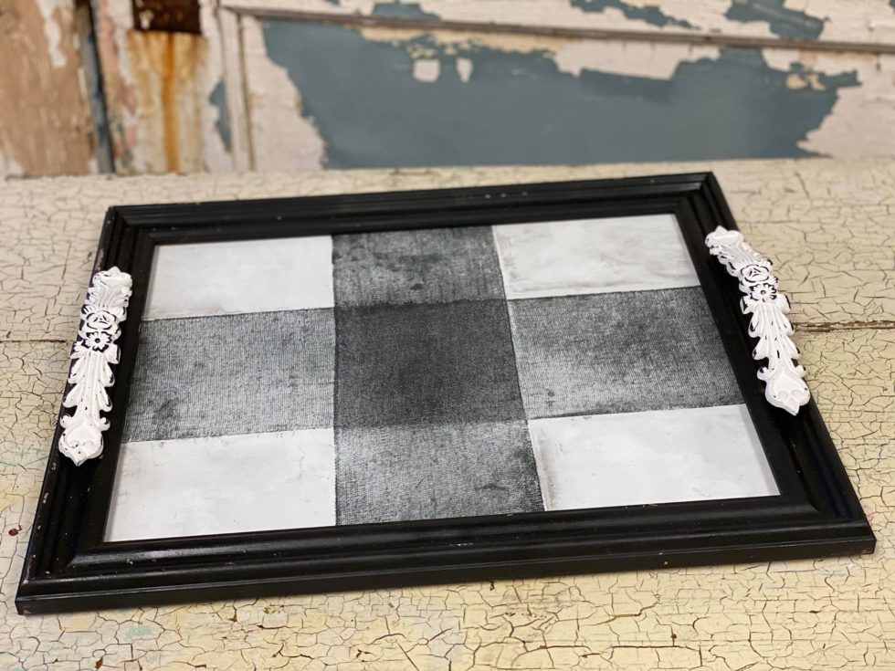 DIY Picture Frame Tray - The Shabby Tree