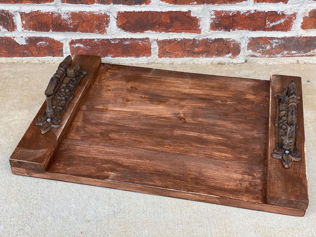 DIY Wooden Tray - The Shabby Tree