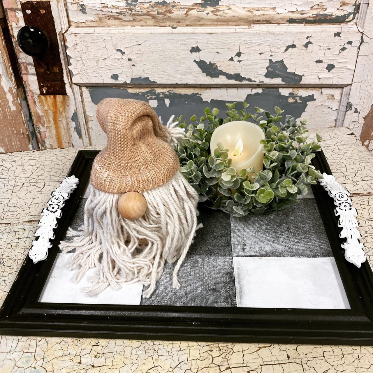 DIY Picture Frame Tray - The Shabby Tree