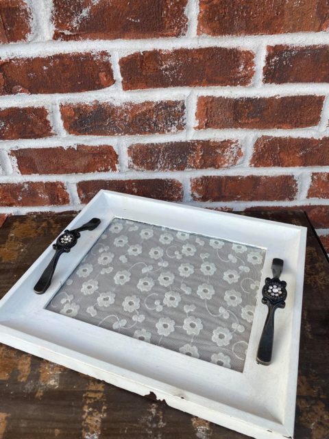 DIY Picture Frame Tray - The Shabby Tree