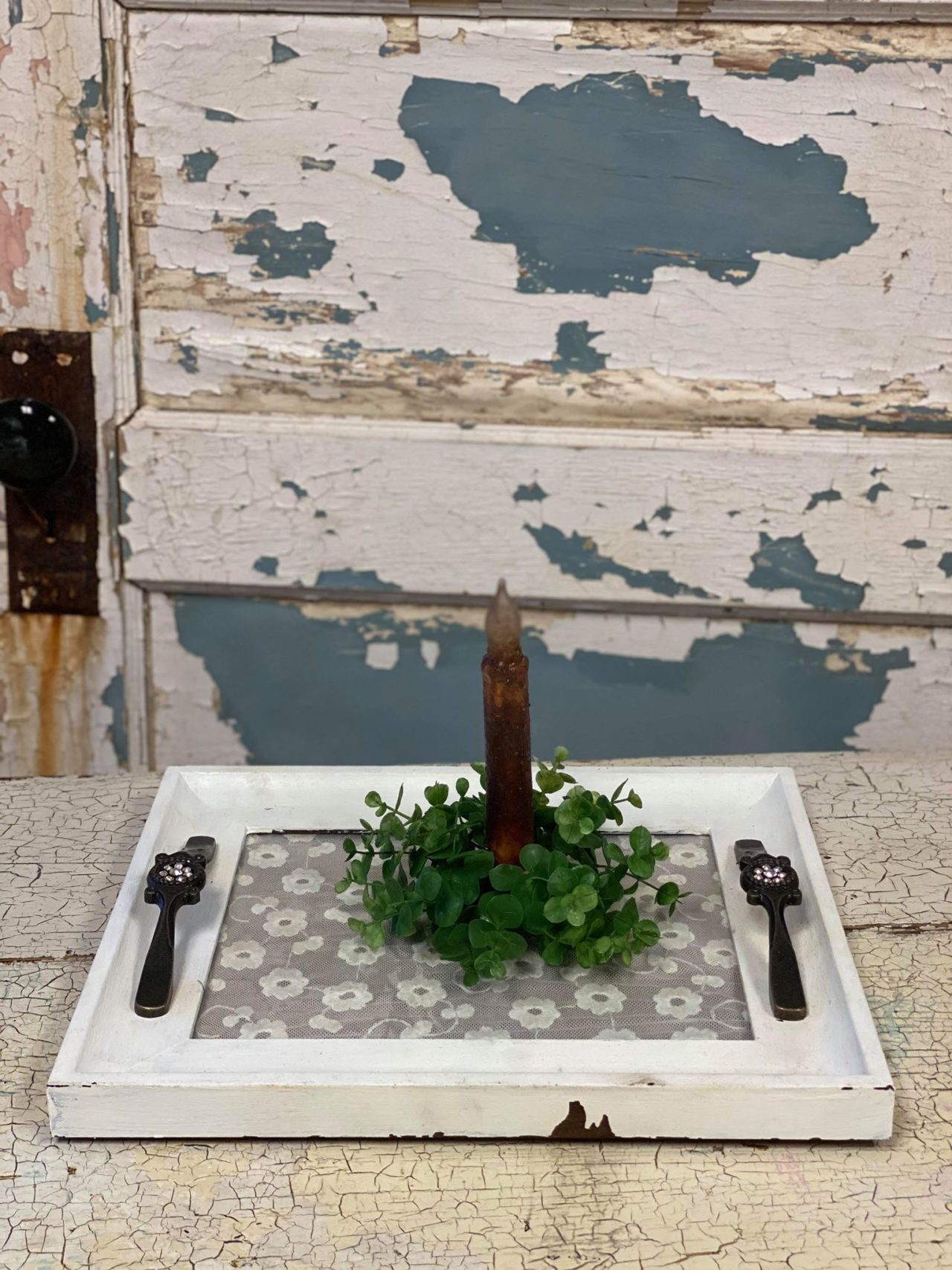 DIY Picture Frame Tray - The Shabby Tree