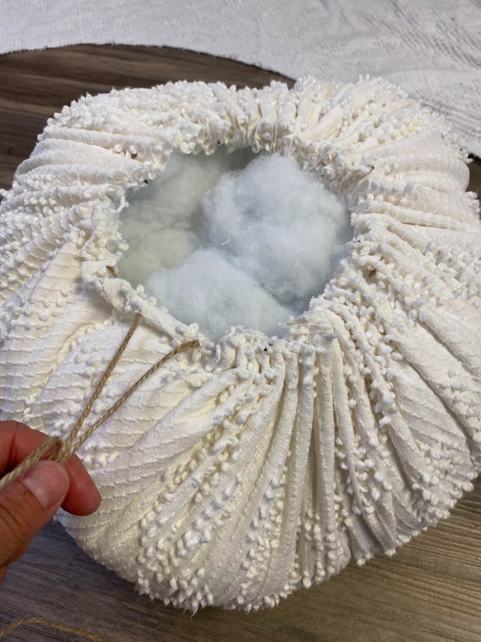 DIY Fabric Snowman - The Shabby Tree