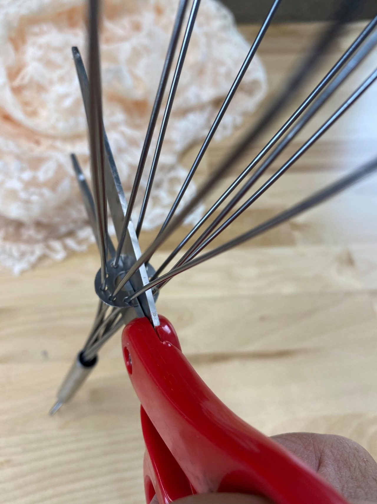 DIY Wire Whisk Flower - The Shabby Tree