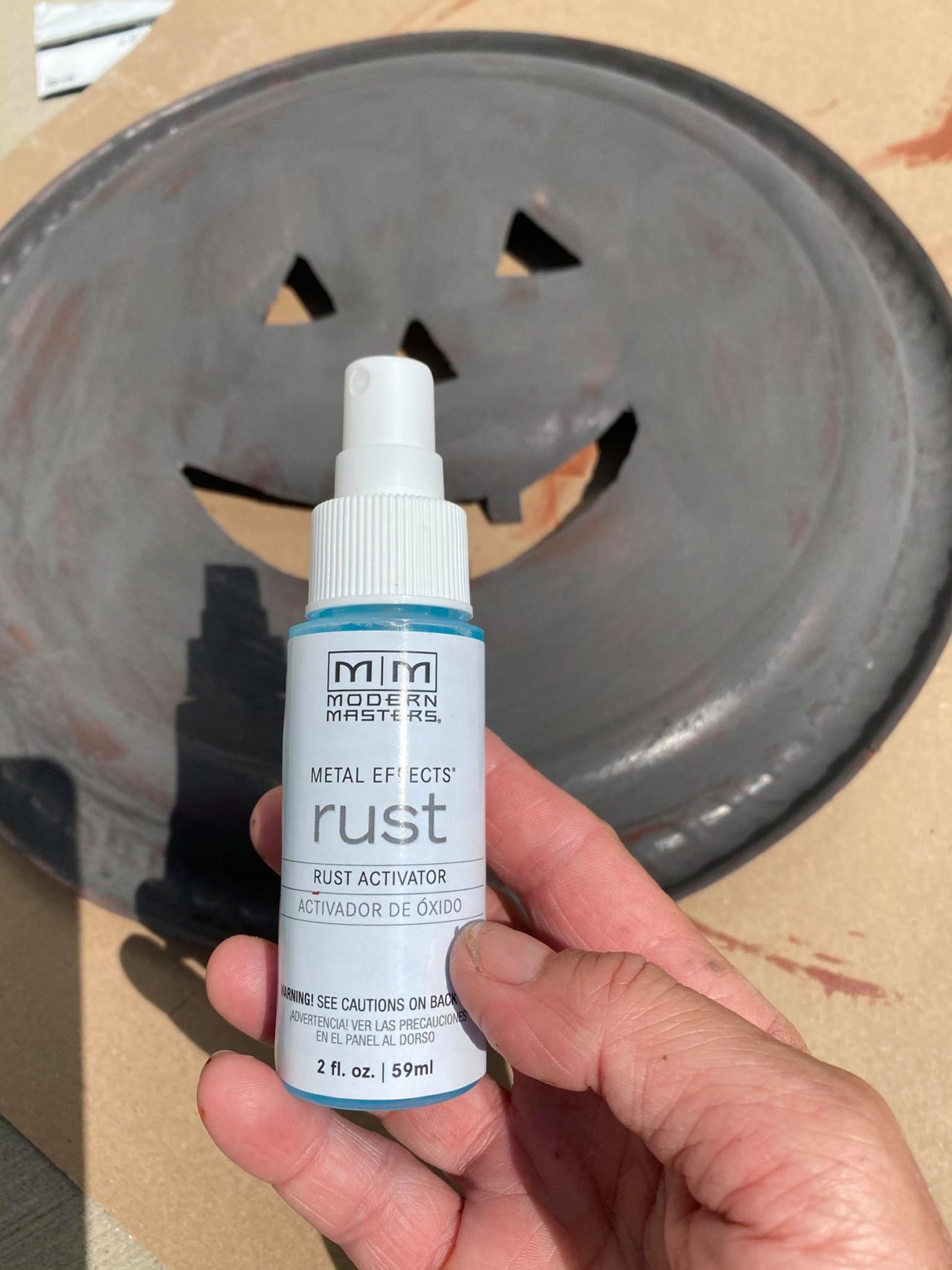 How To Give Items A Rusty Finish - The Shabby Tree