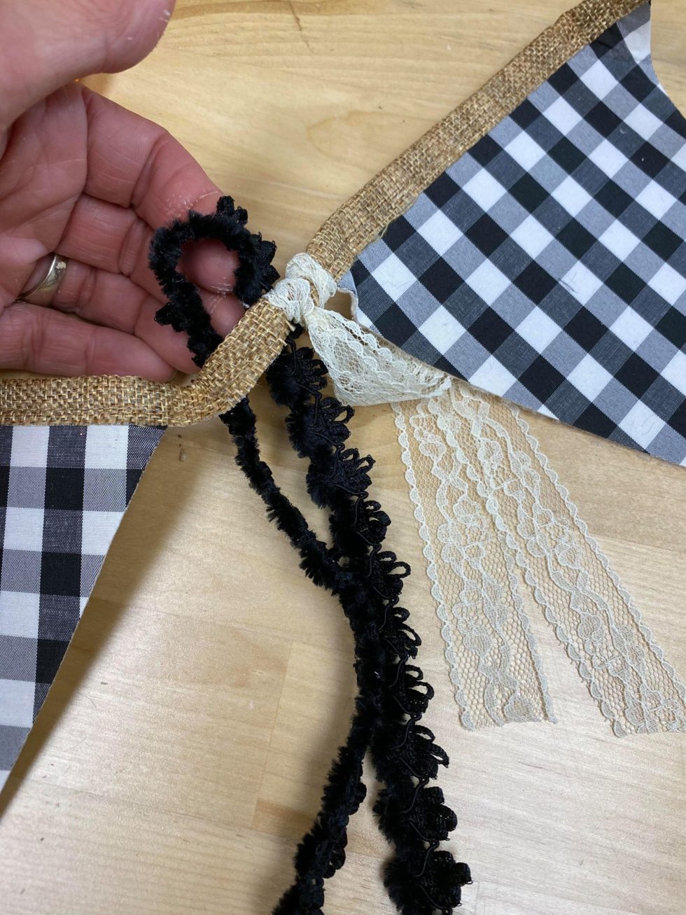 DIY Banner Makeover - The Shabby Tree