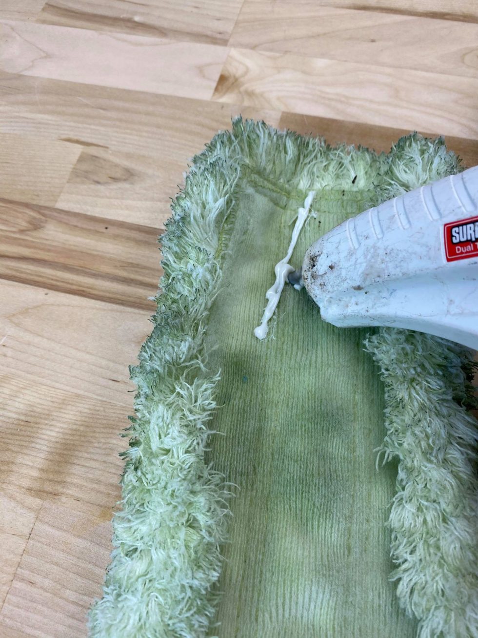 DIY Dollar Tree Mop Pad Tree - The Shabby Tree