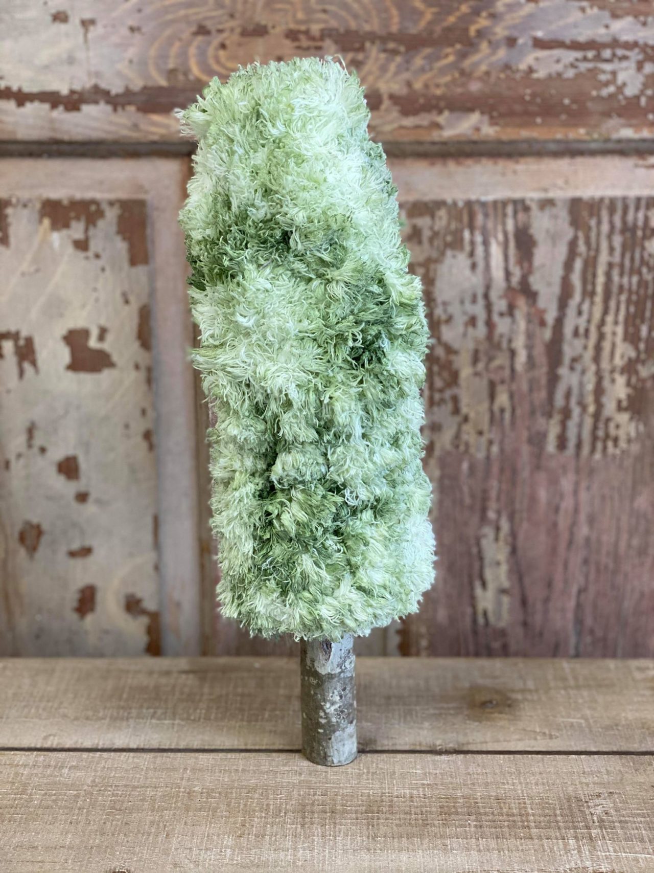 DIY Dollar Tree Mop Pad Tree - The Shabby Tree