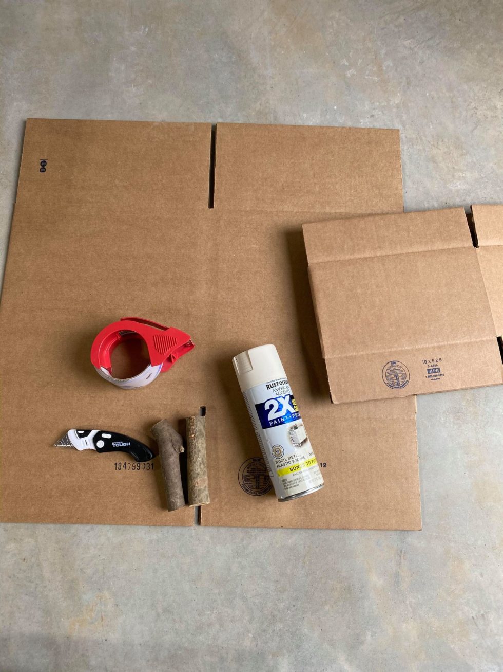 DIY Box Pumpkin - The Shabby Tree