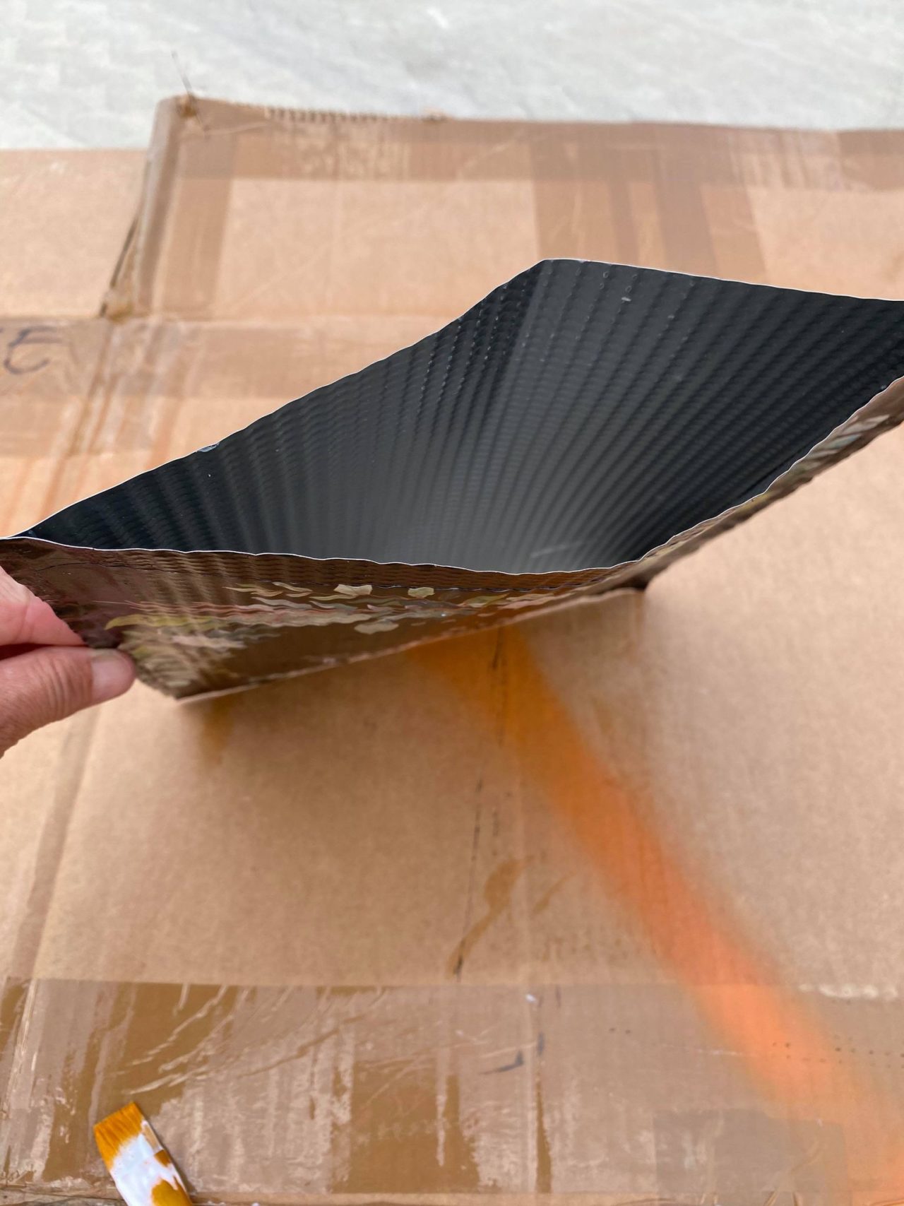 DIY Hanging Tin Pouch - The Shabby Tree