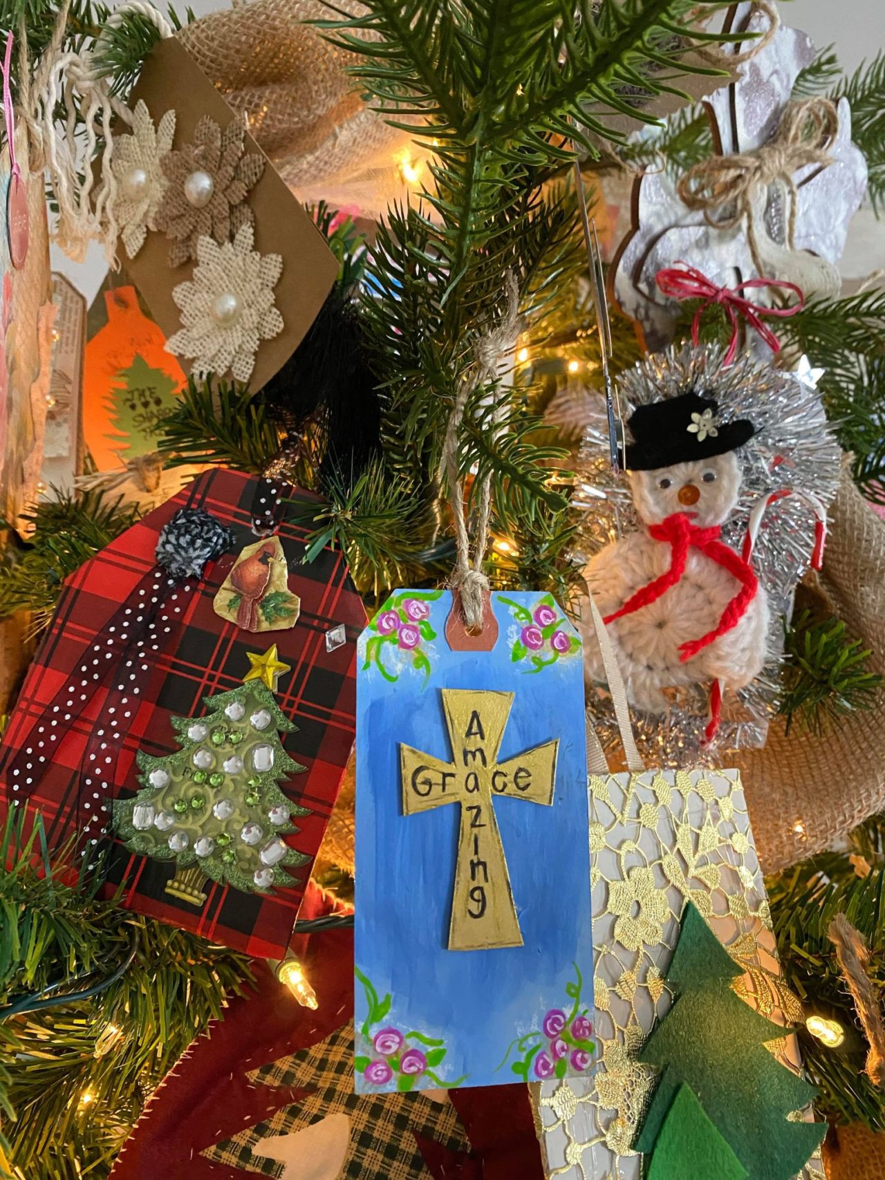 Our Prayer And Thankful Tag Tree And Wall - The Shabby Tree