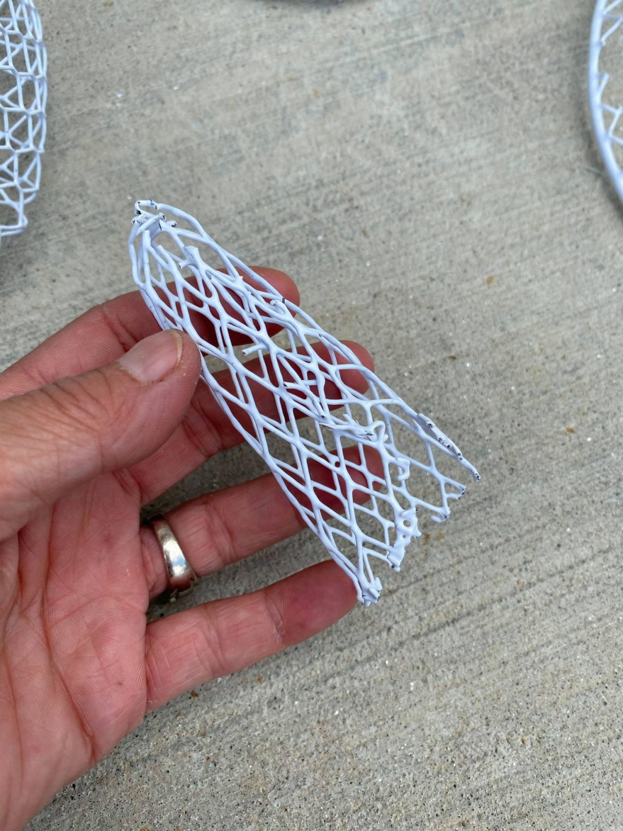 DIY Wire Mesh Pumpkin - The Shabby Tree