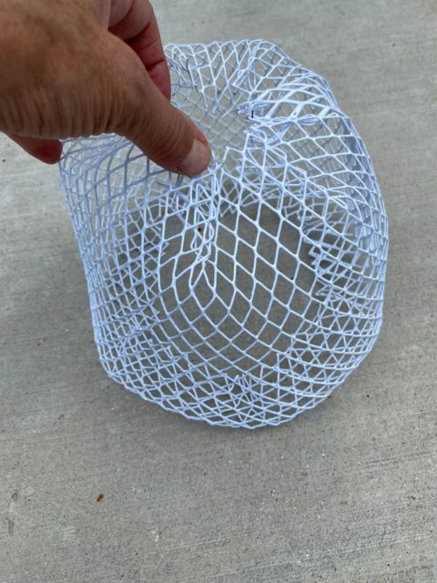 DIY Wire Mesh Pumpkin - The Shabby Tree