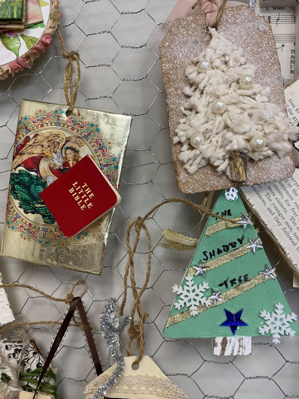 Our Prayer And Thankful Tag Tree And Wall - The Shabby Tree