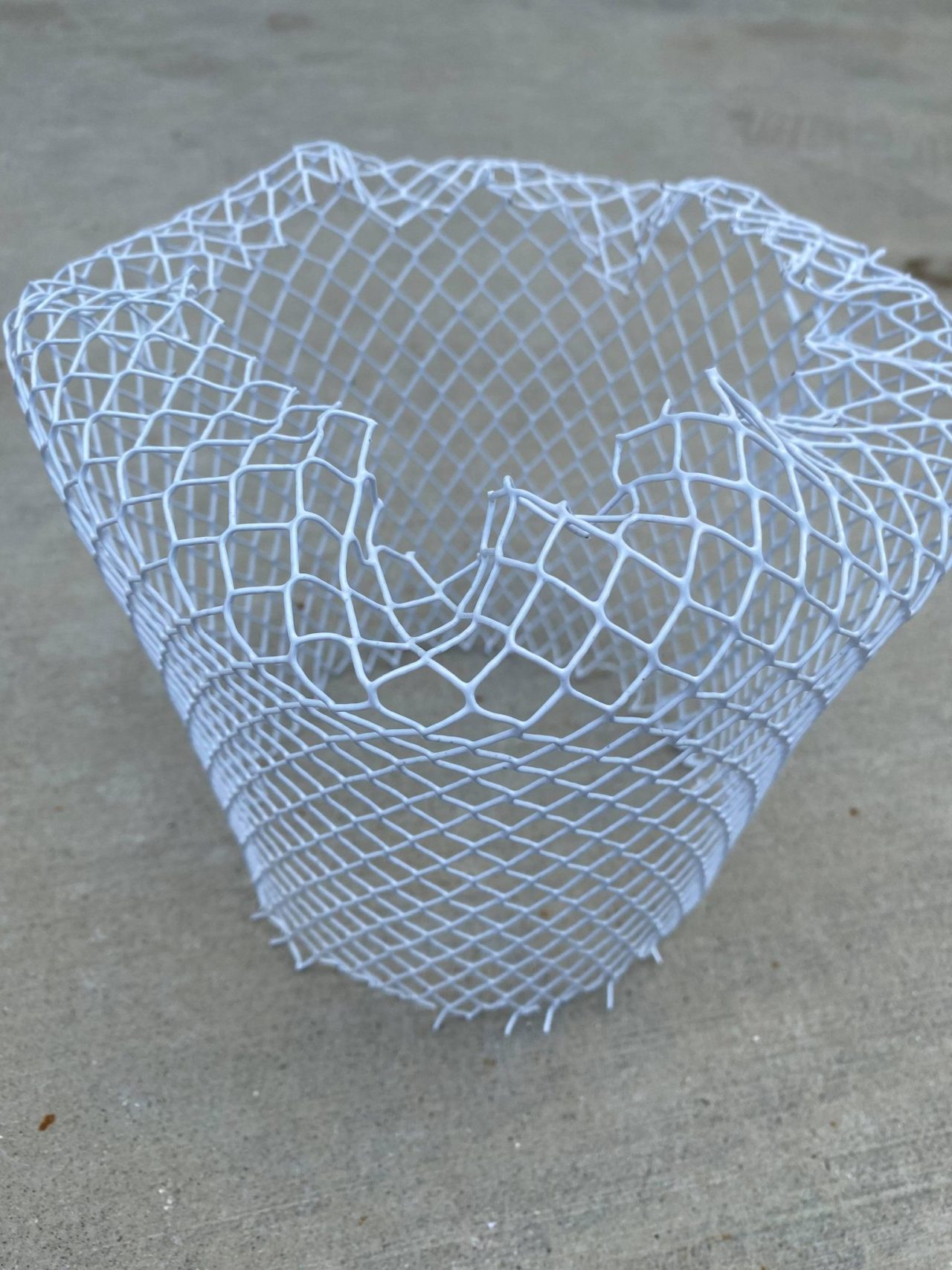 DIY Wire Mesh Pumpkin - The Shabby Tree