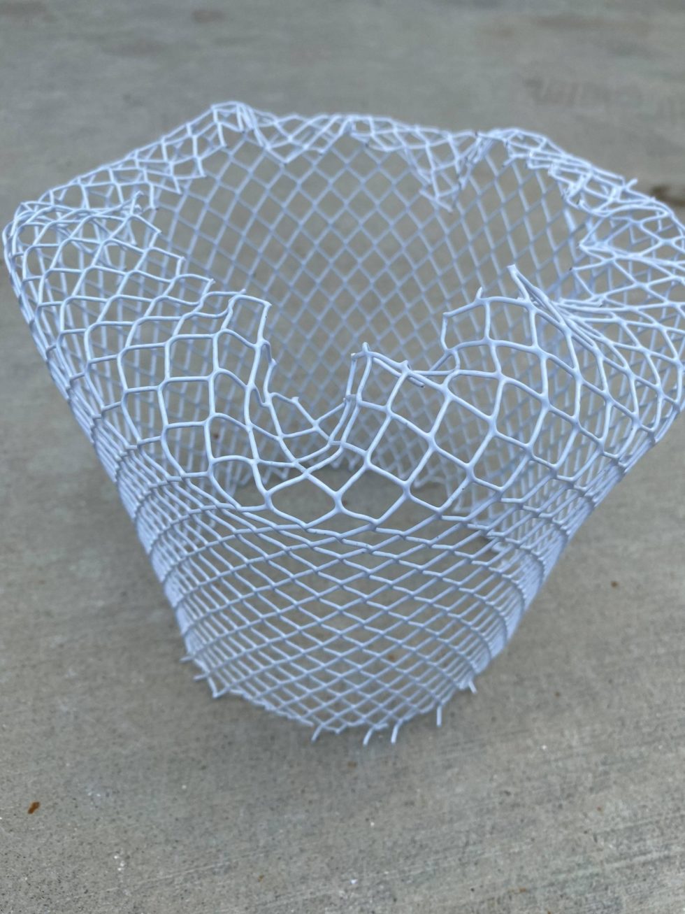 DIY Wire Mesh Pumpkin - The Shabby Tree