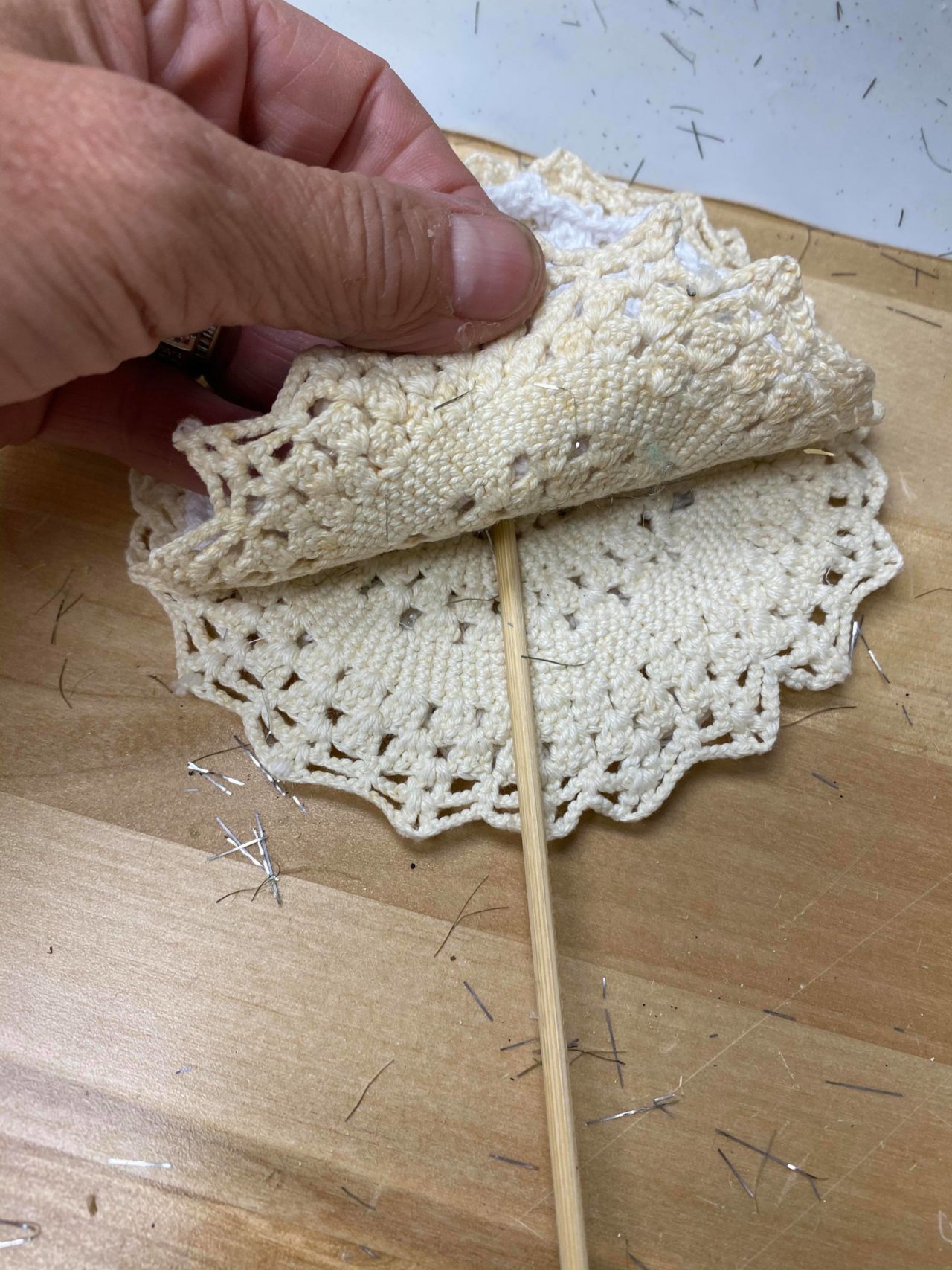 DIY Mop Tree - The Shabby Tree