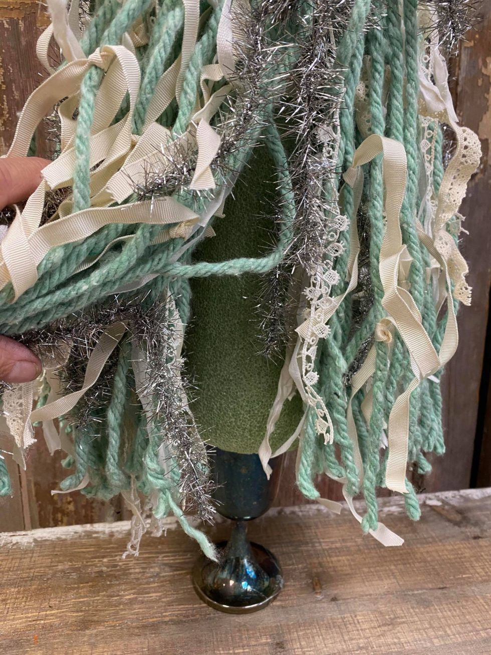 DIY Mop Tree - The Shabby Tree
