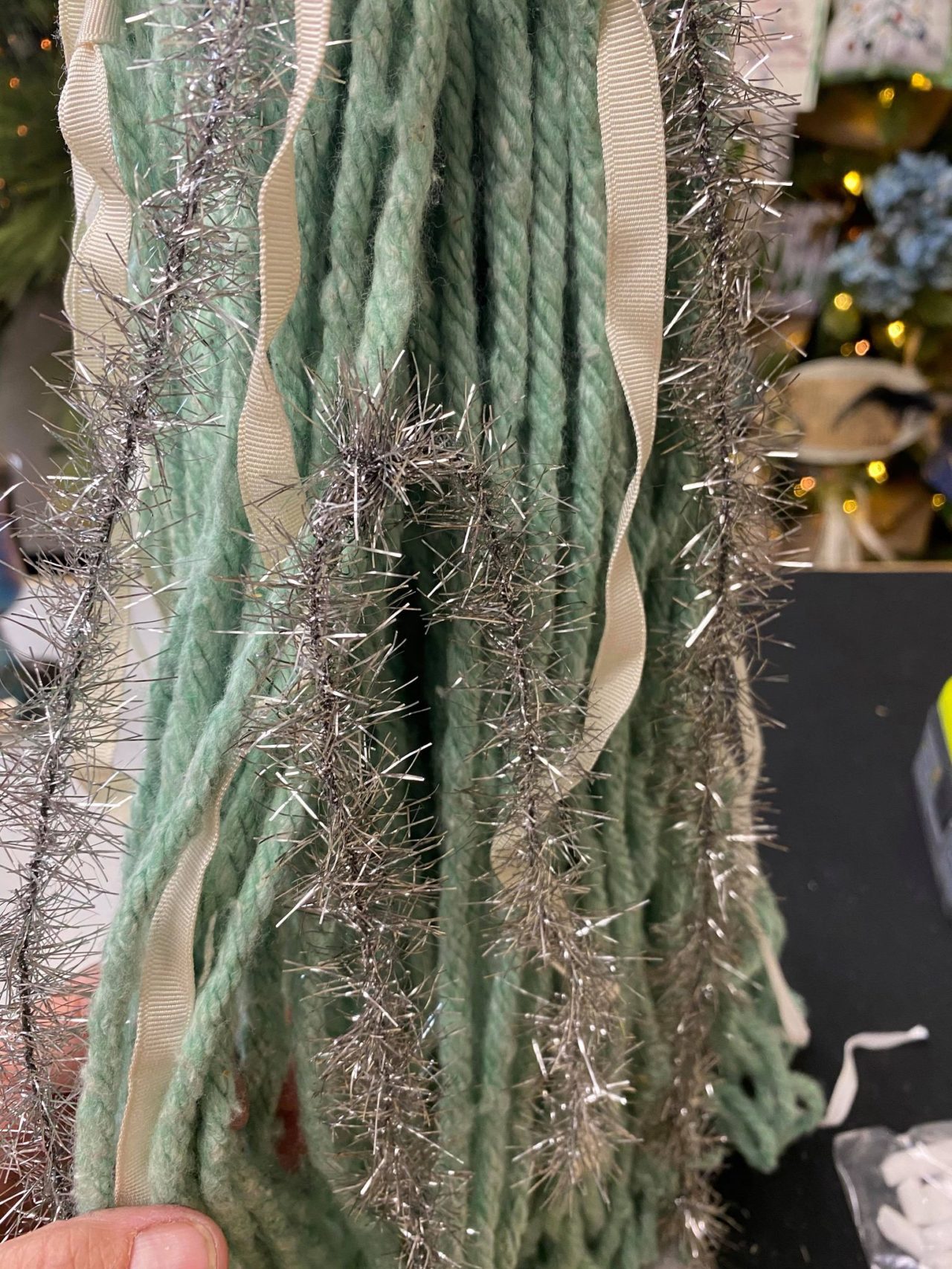 DIY Mop Tree - The Shabby Tree