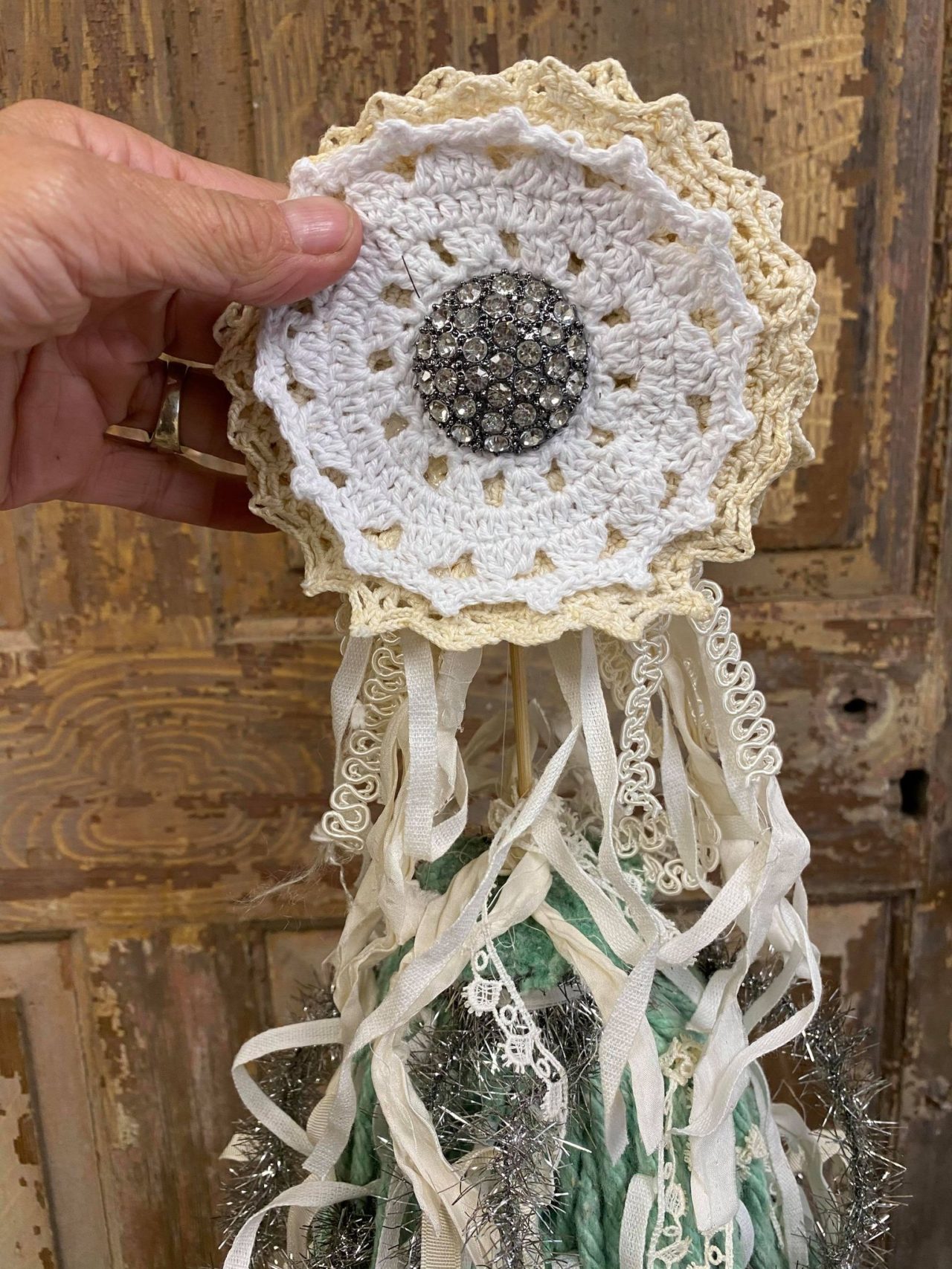 DIY Mop Tree - The Shabby Tree