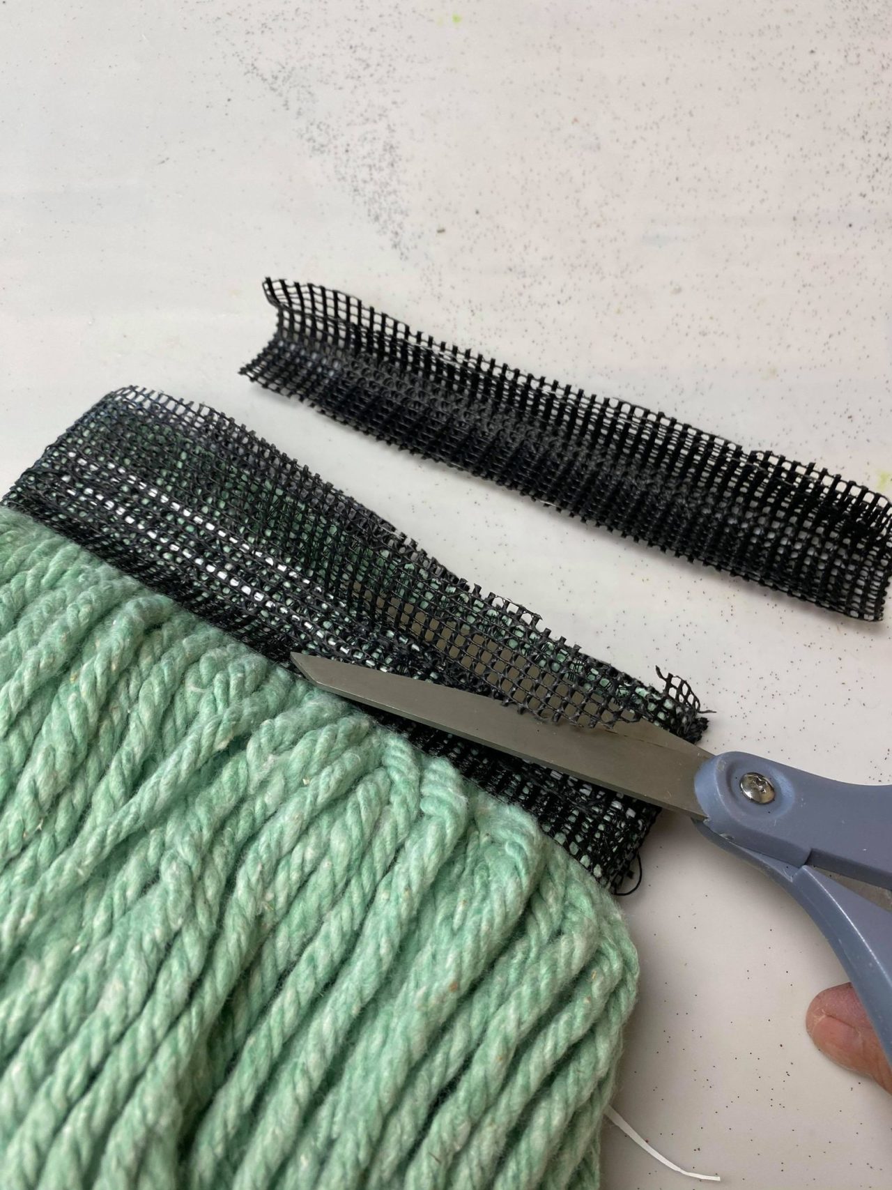 DIY Mop Tree - The Shabby Tree