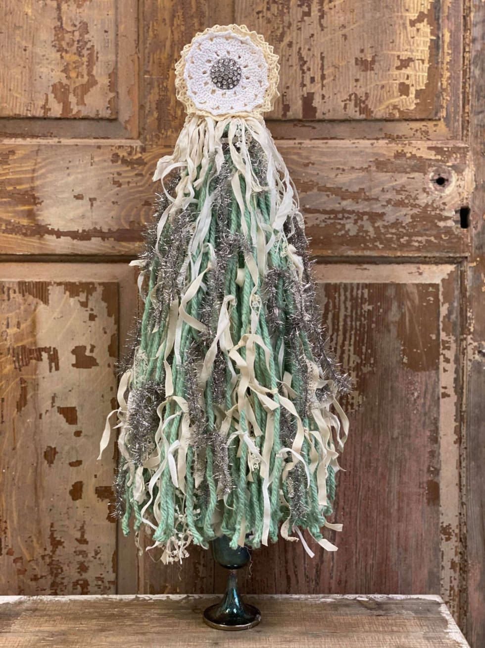 DIY Mop Tree - The Shabby Tree