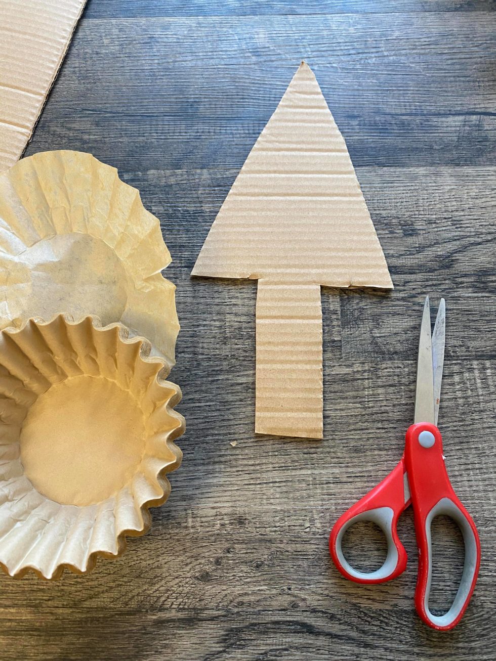 DIY Coffee Filter Tree Ornament - The Shabby Tree