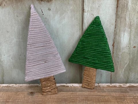 DIY Mesh Tube Tree Ornament - The Shabby Tree