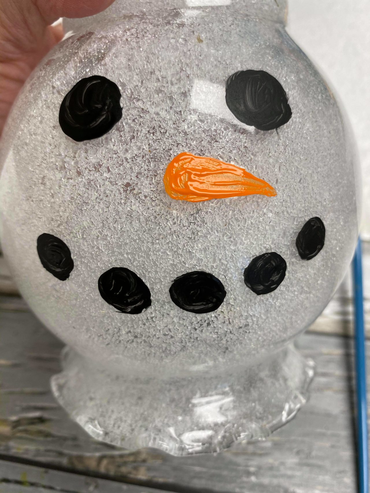 Fun And Unique Snowman Head - The Shabby Tree