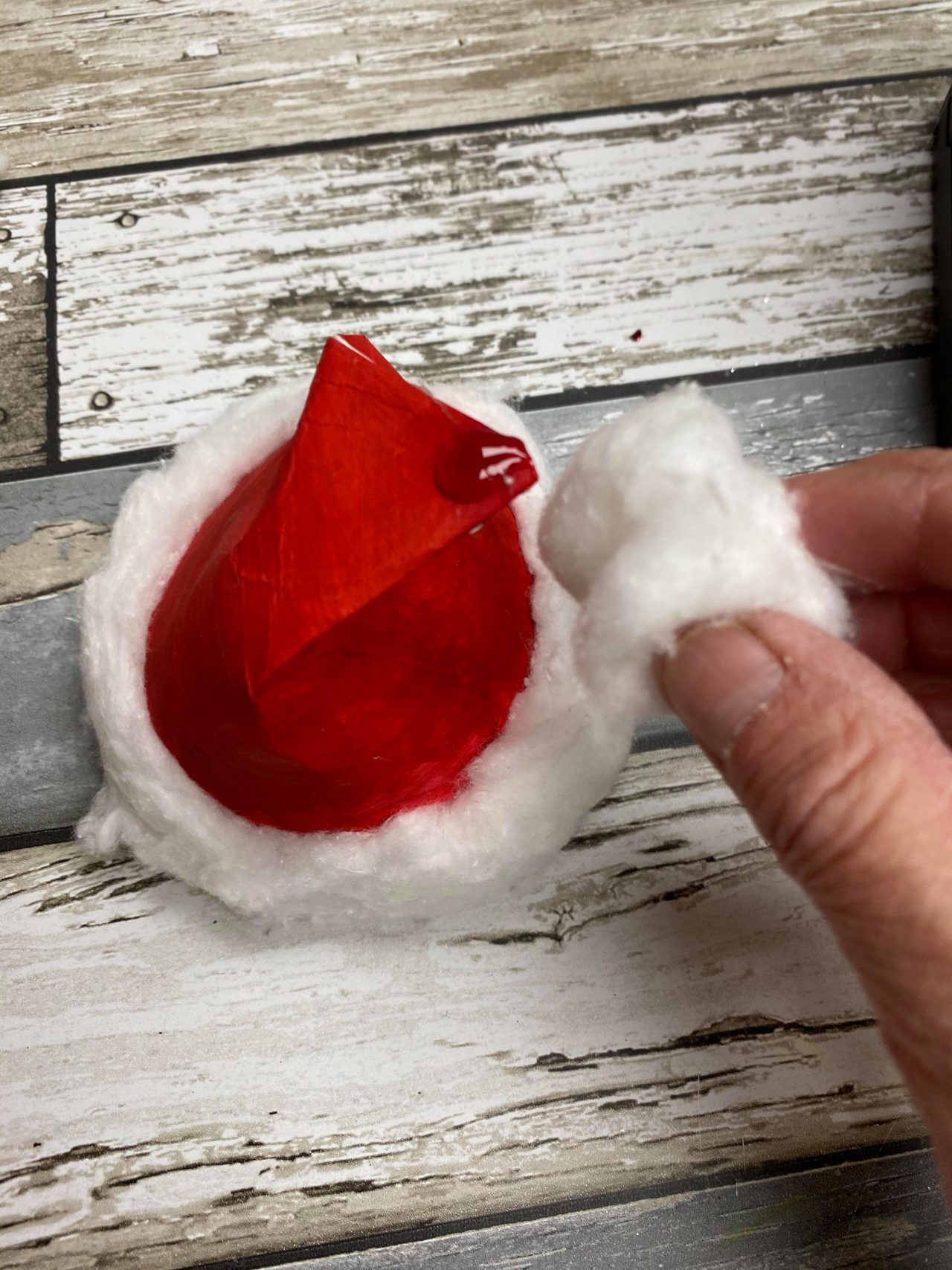 Paper Plate Santa Hat - The Shabby Tree