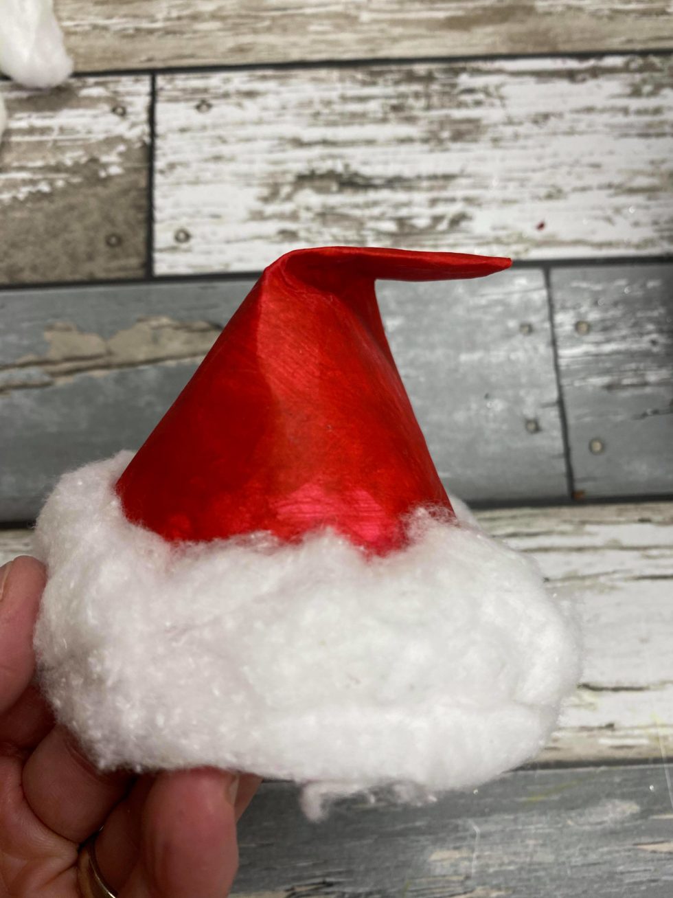 Paper Plate Santa Hat - The Shabby Tree