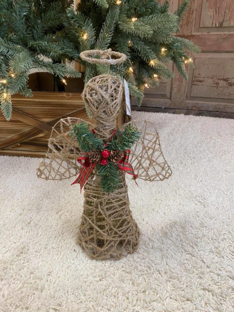 DIY Decorative Angel Tree Topper - The Shabby Tree