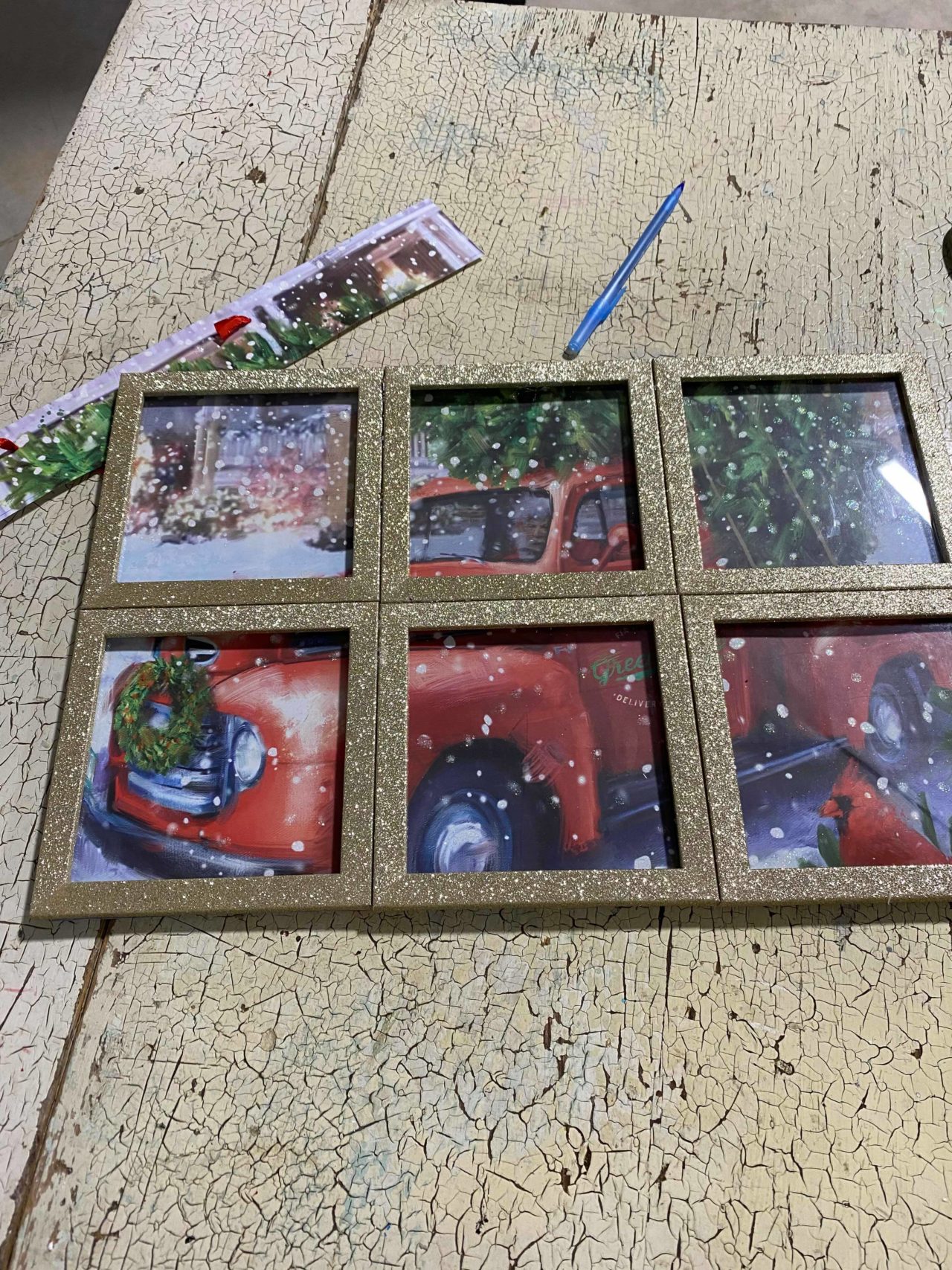 Dollar Tree Picture Frame Makeover - The Shabby Tree