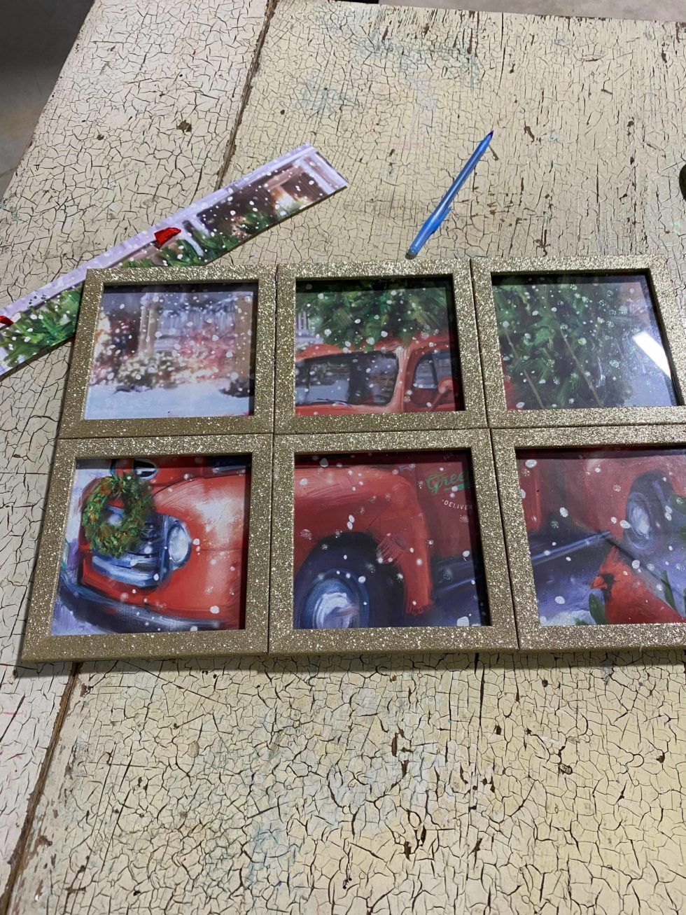Dollar Tree Picture Frame Makeover - The Shabby Tree