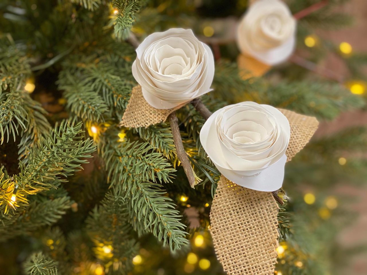 DIY Paper Roses - The Shabby Tree