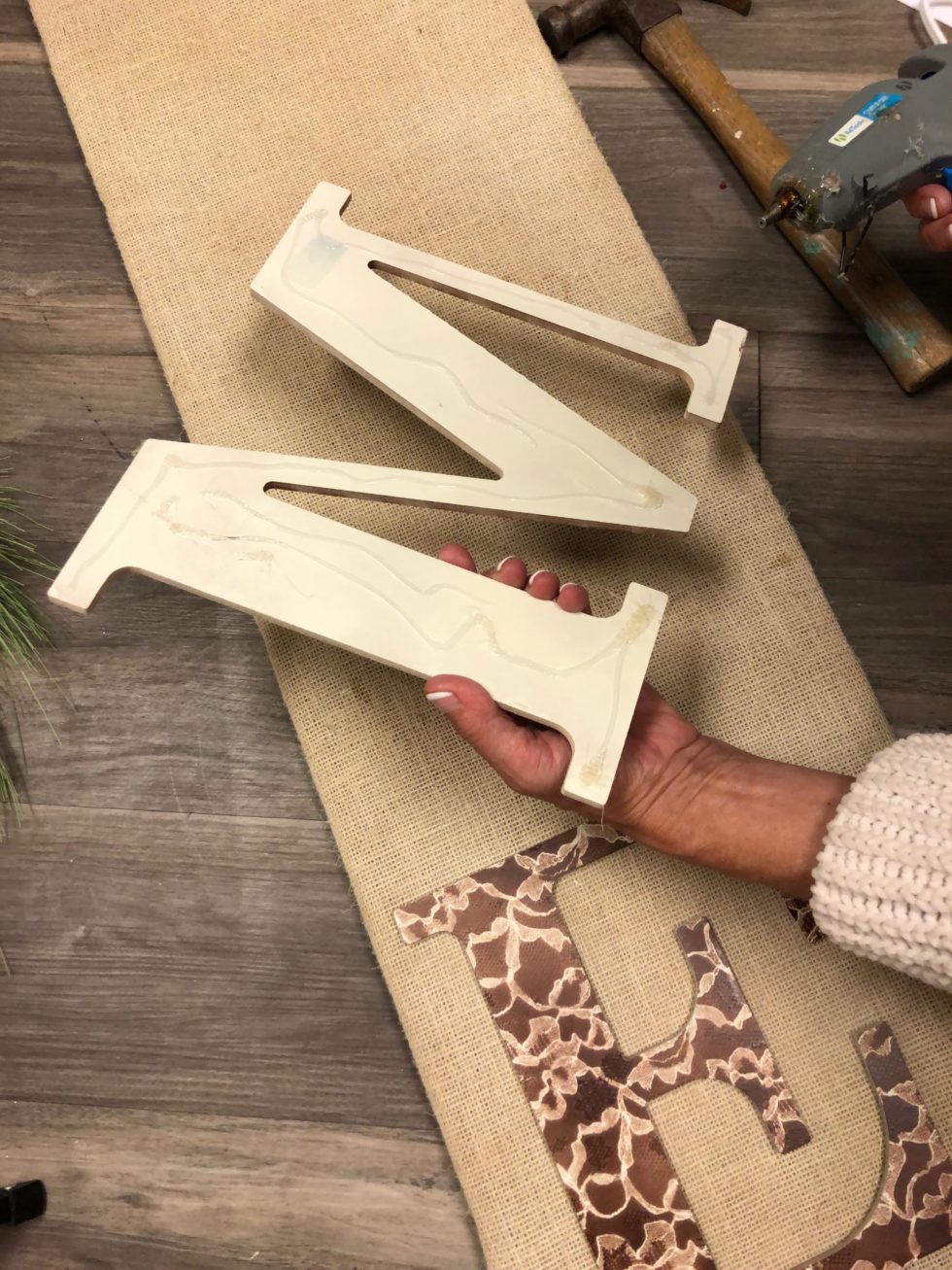 DIY Wooden Home Sign - The Shabby Tree