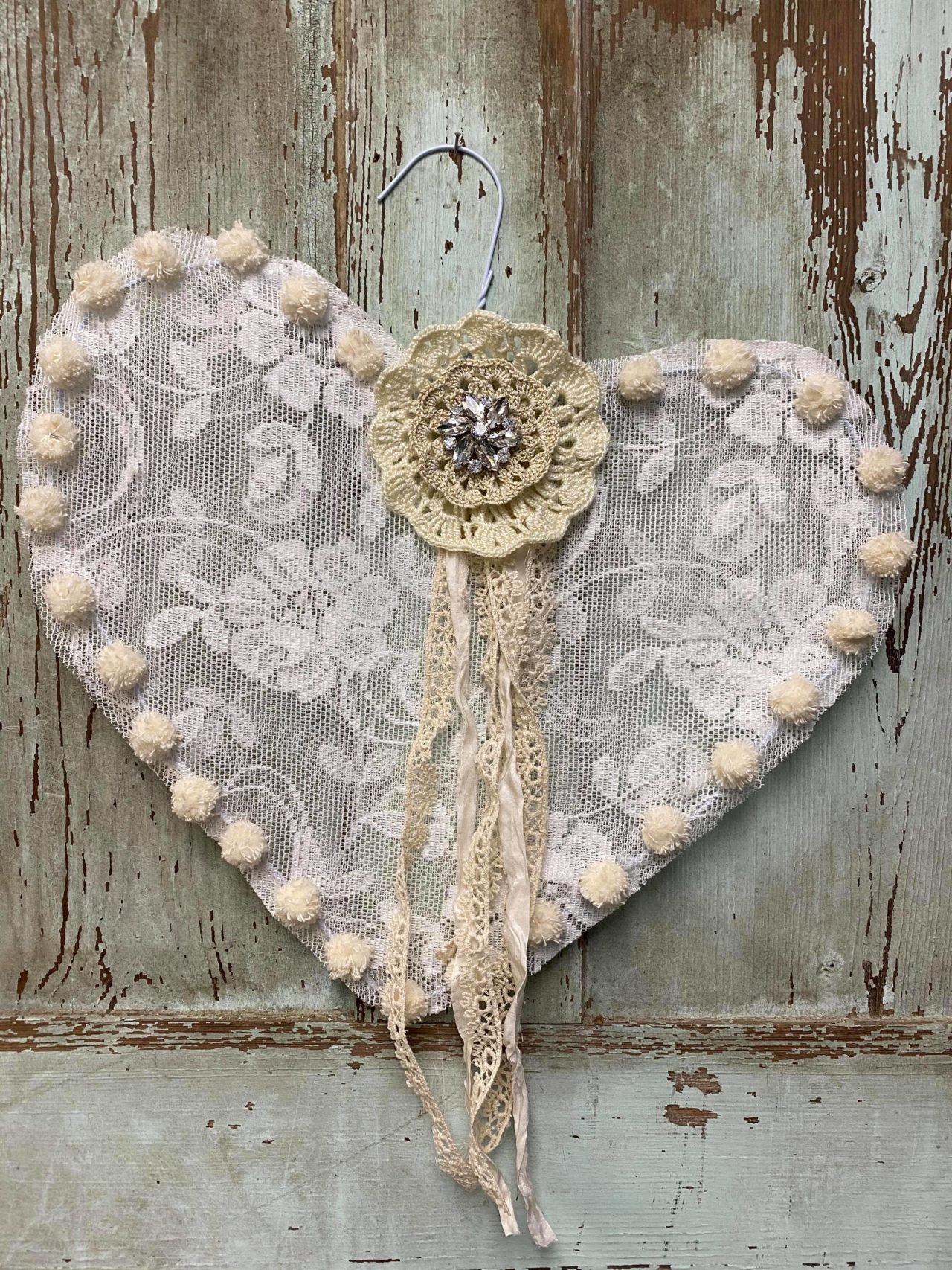Wire Hanger Heart - The Shabby Tree